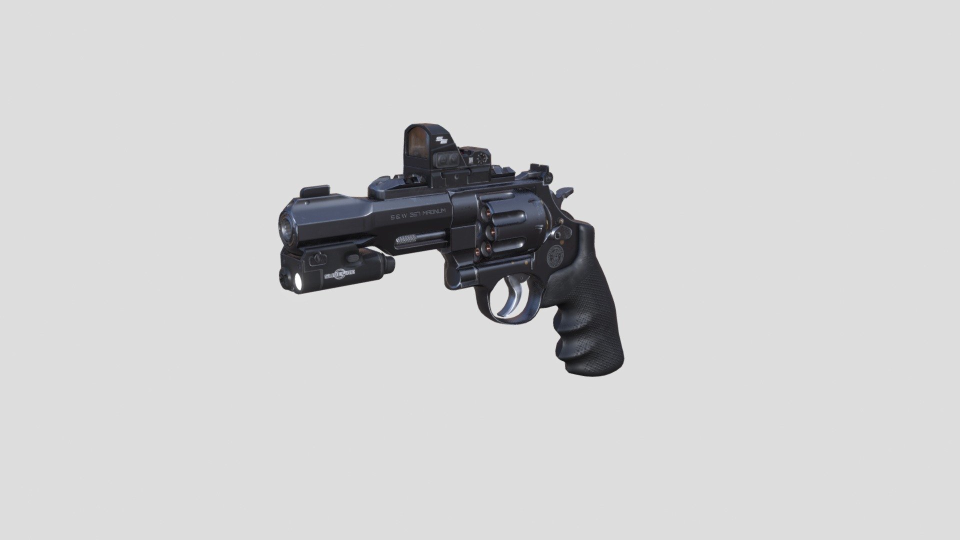 Revolver - 3D model by tarocl [9fd0ea4] - Sketchfab