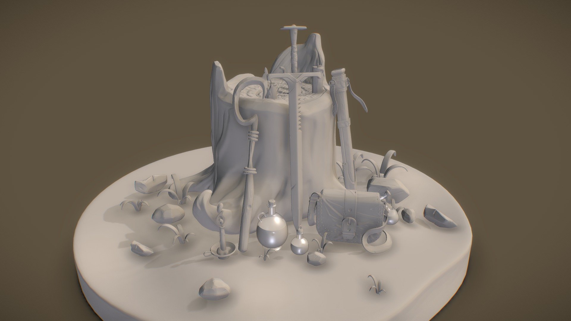 Adventurer's Camp - 3D model by Charbel Saade (@CharbelSaade) [9fd1b23 ...