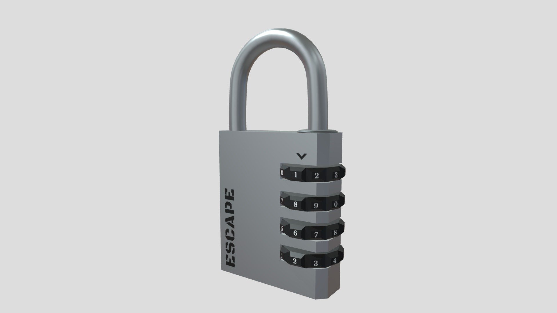 Combination Lock - 3D model by amie_m (@amie3) [9fd2462] - Sketchfab