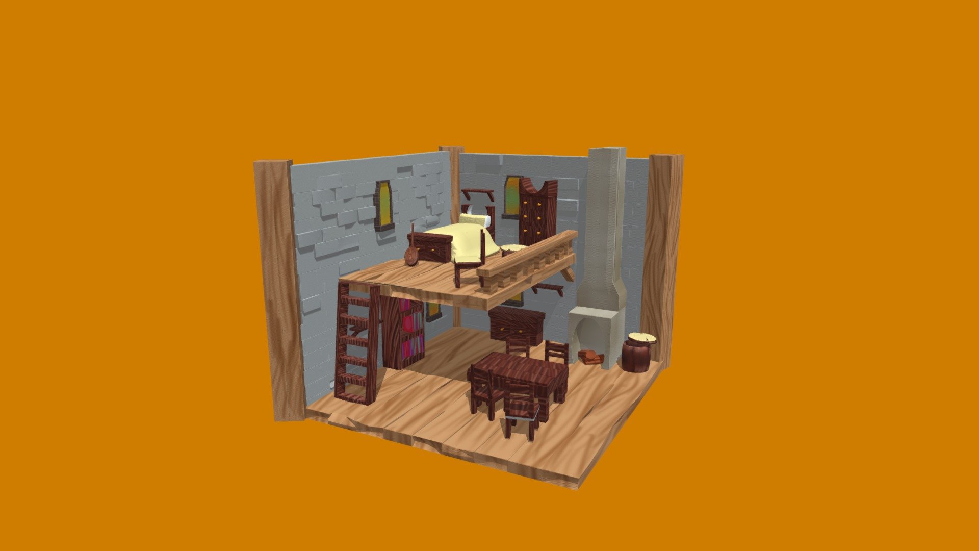 Edelman Rebecca Fantasy Environment - Download Free 3D model by epsileo ...