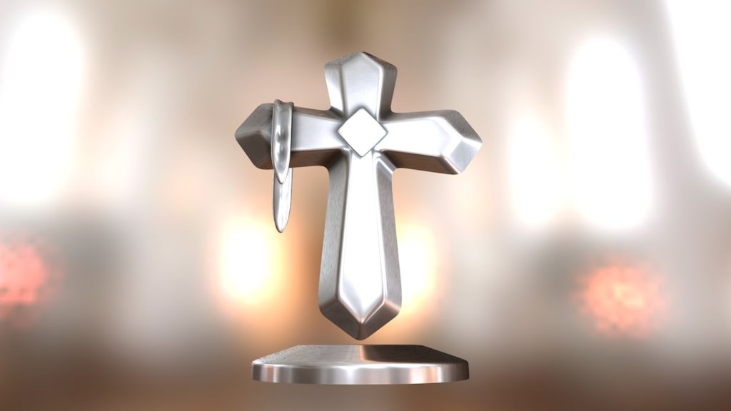 Silver Cross - 3D model by JaRon1337 [9fd3372] - Sketchfab