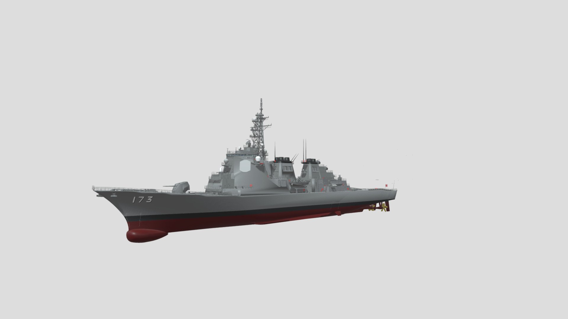 JS Kongo DDG 173 - Download Free 3D model by SB-129 (@hrd4588) [9fd3964] - Sketchfab