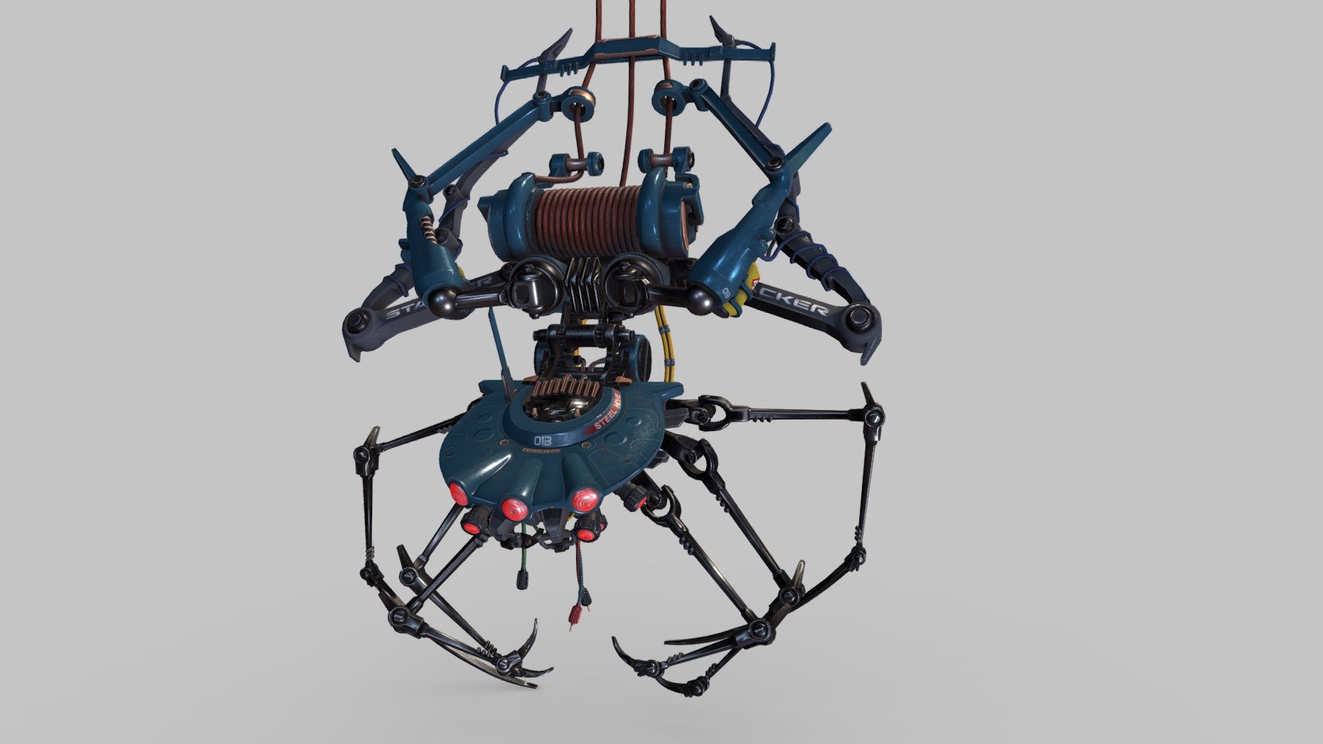Spider "Stacker" - 3D model by Max Koshelev (@trampampammer) [9fd5dcd ...