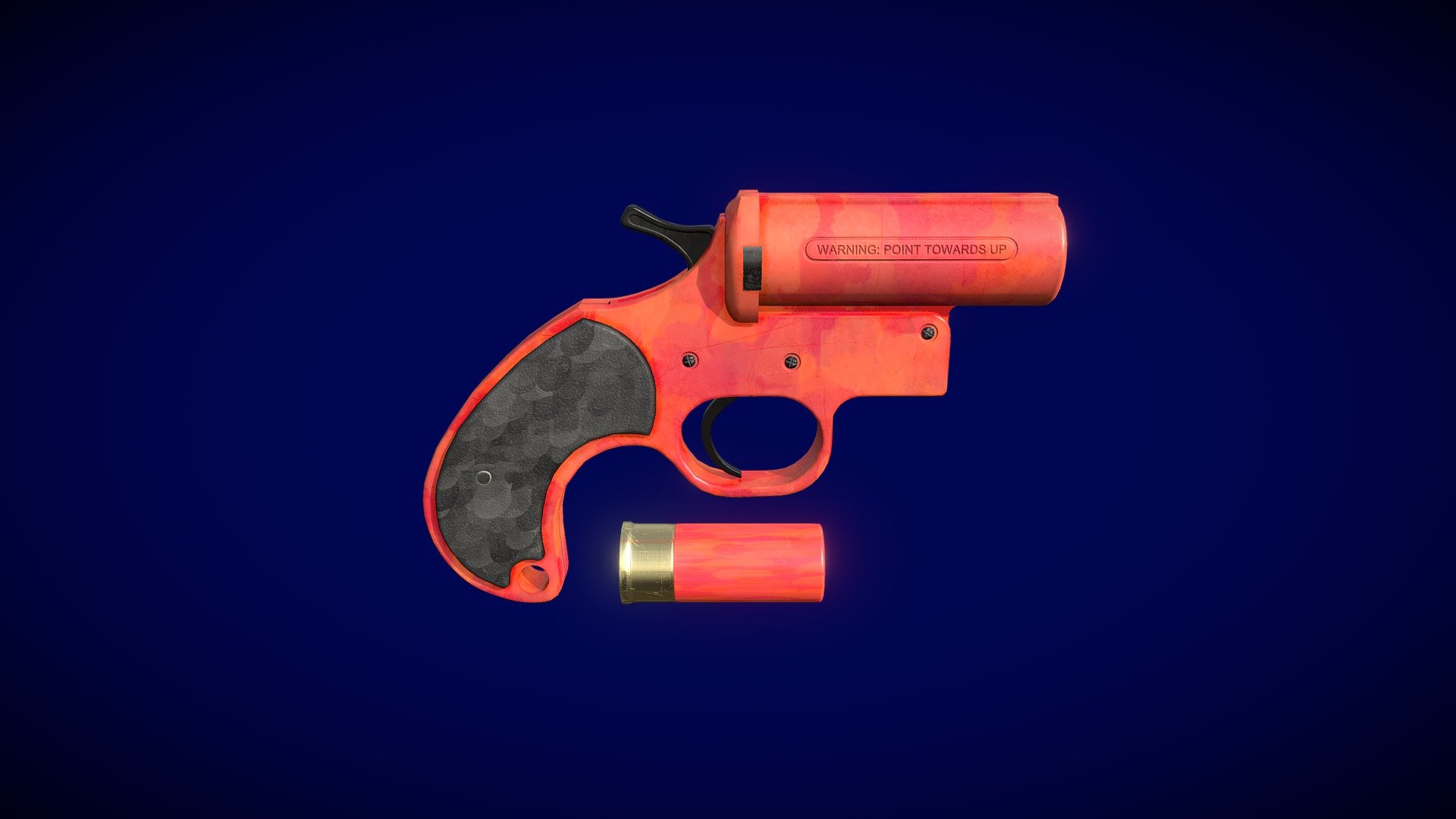 Flare Gun Updated - Download Free 3D model by WaajaaH [9fd7ad8] - Sketchfab