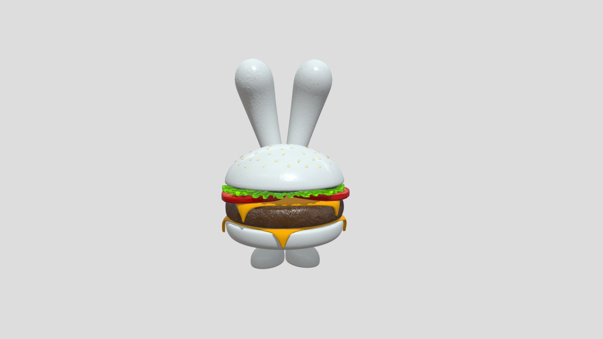 Roko Burger - by ArtCebola - White Version - 3D model by ArtCebola ...