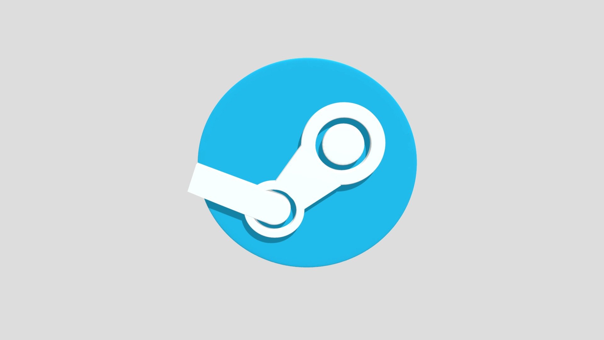 Steam Logo - Download Free 3D model by LumiStudios [9fd9df6] - Sketchfab