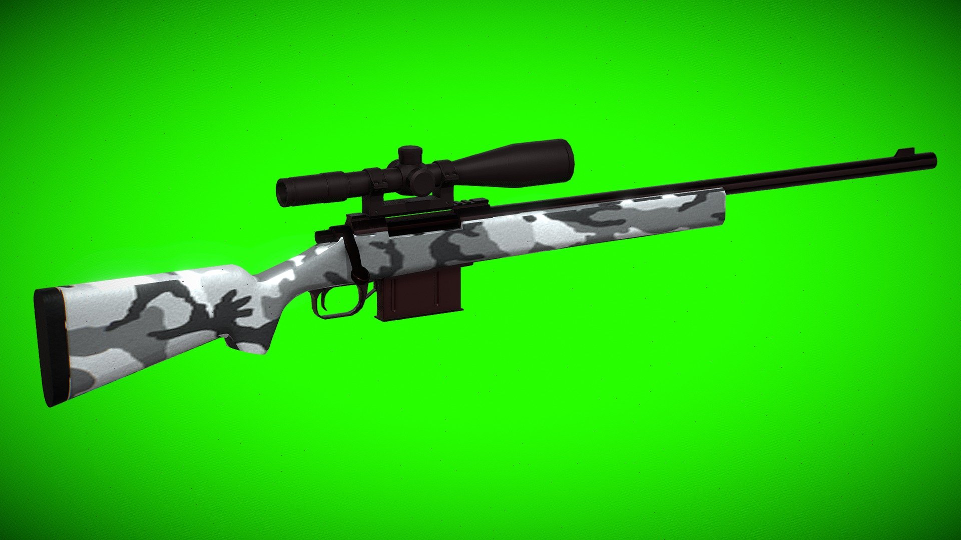 Classic Sniper Rifle - 3D model by momsboxtv [9fda651] - Sketchfab