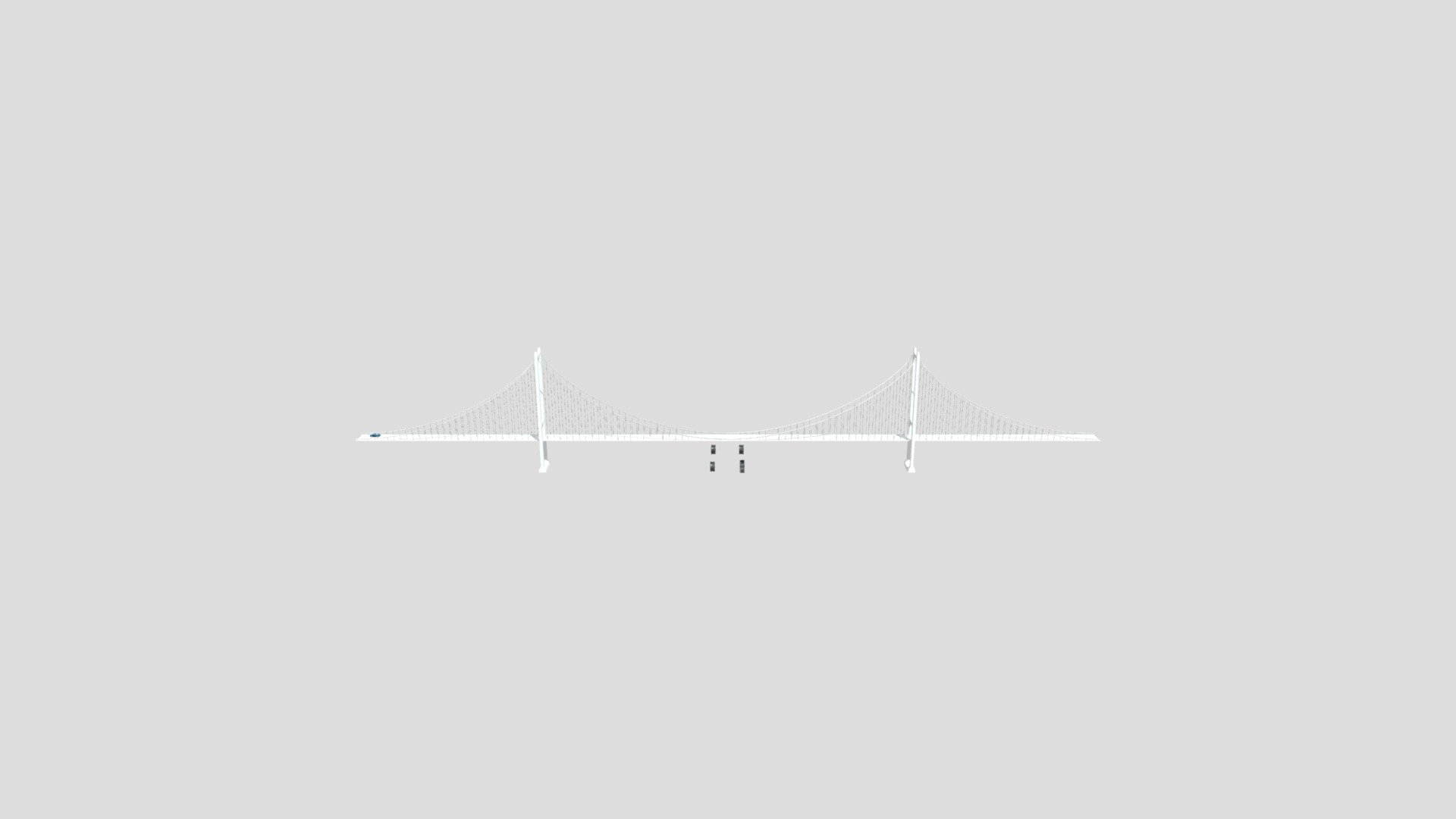 car bridge model - 3D model by sstoons02 [9fdb0fc] - Sketchfab
