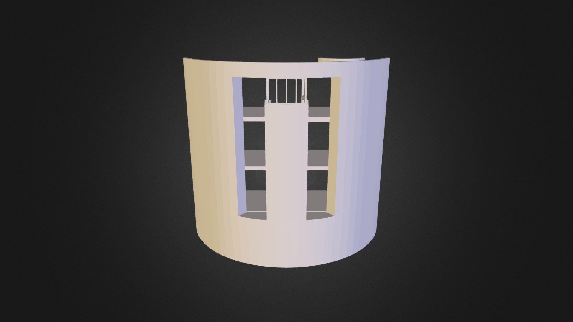 Villa Rotonda by Mario Botta - 3D model by 3dindustries [9fdc293 ...