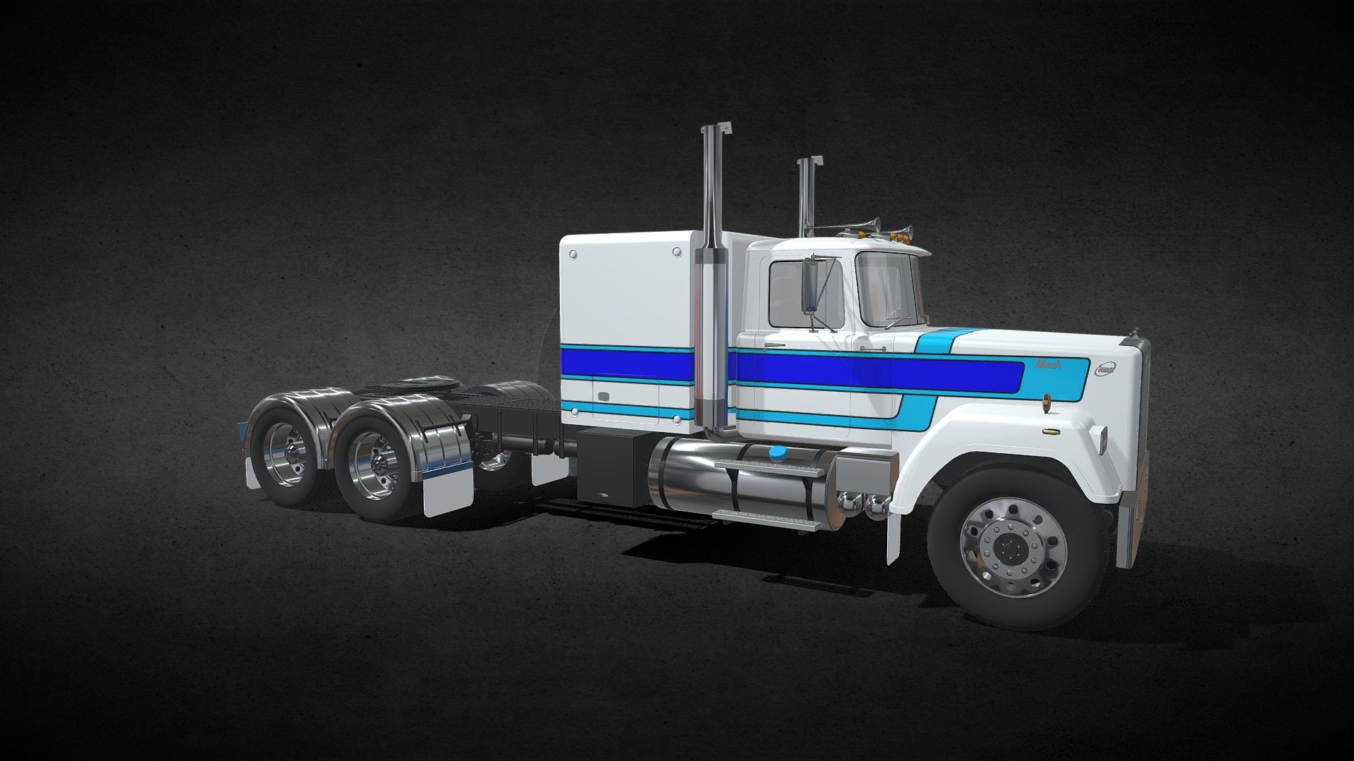 Mack Superliner 60`flat - 3D model by bansheewoj [9fde1b4] - Sketchfab