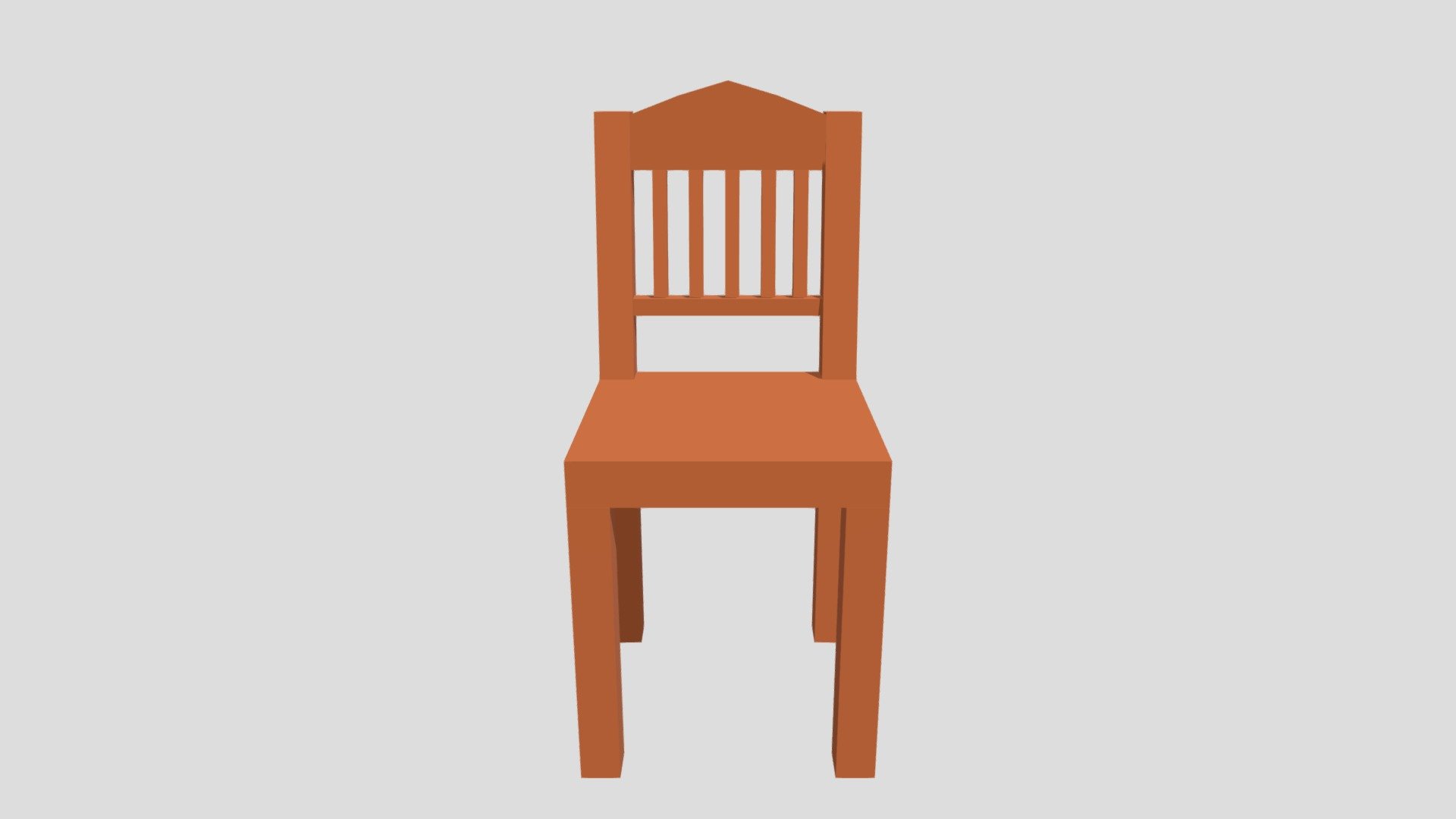 Low Poly Wooden Chair - Download Free 3D model by charmipatel ...