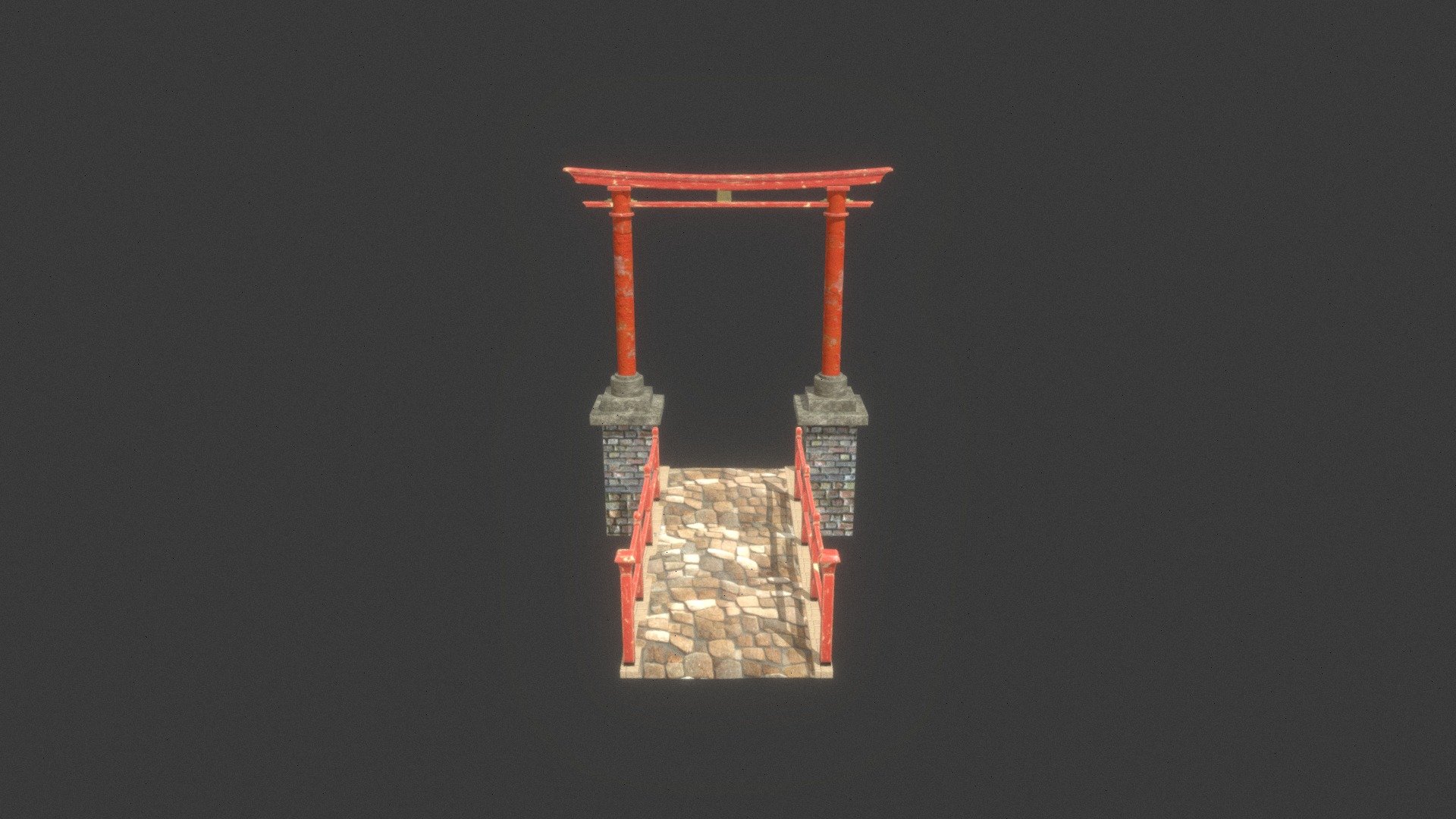 Japanese torii gate. - Download Free 3D model by Toby (@110111tono ...