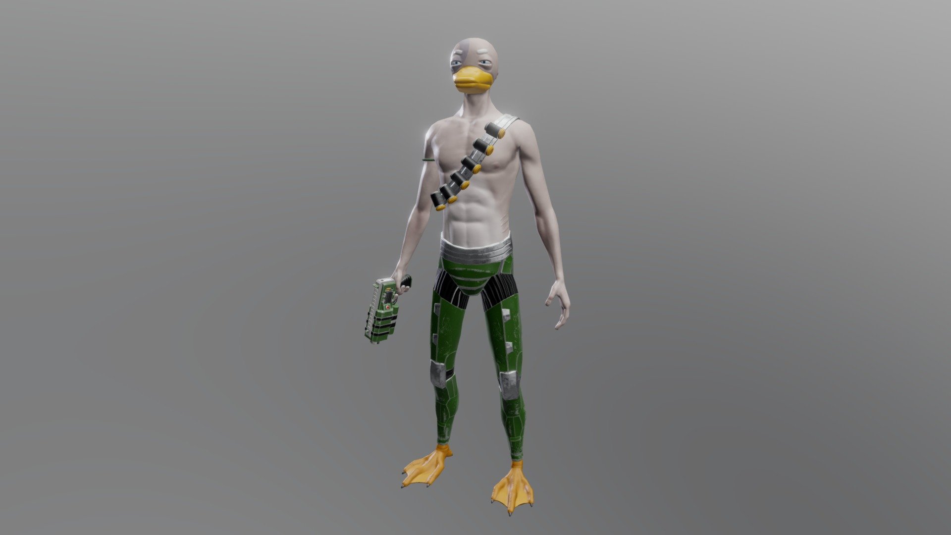 Mr. Duck - 3D model by romasharf [9fe1a61] - Sketchfab