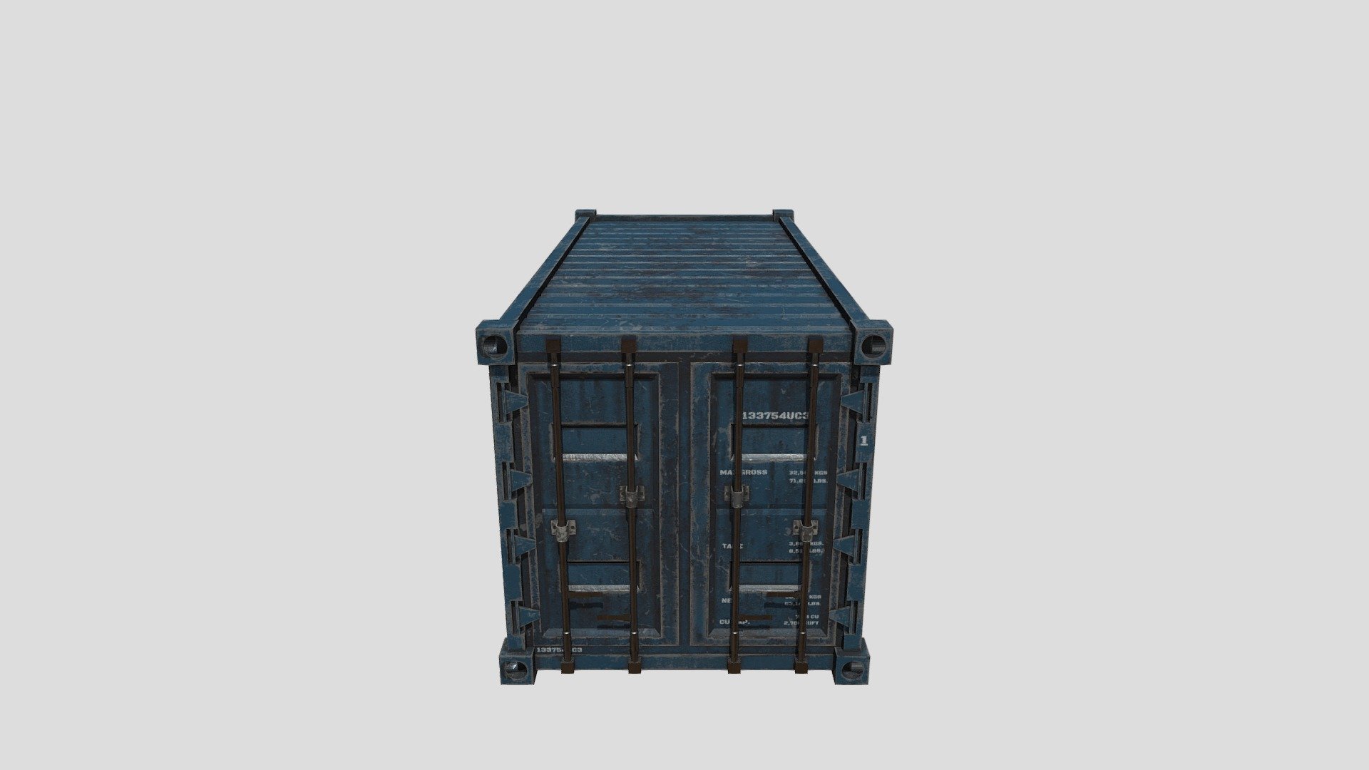 Cargo Container - 3D model by luk3dofficial [9fe1d1c] - Sketchfab