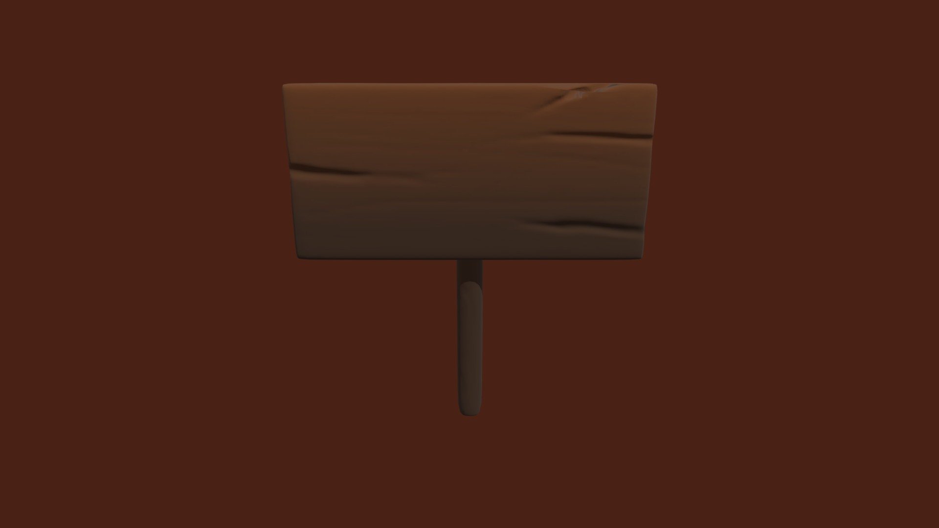 Wooden sign - 3D model by Ratart.vbes [9fe22ec] - Sketchfab