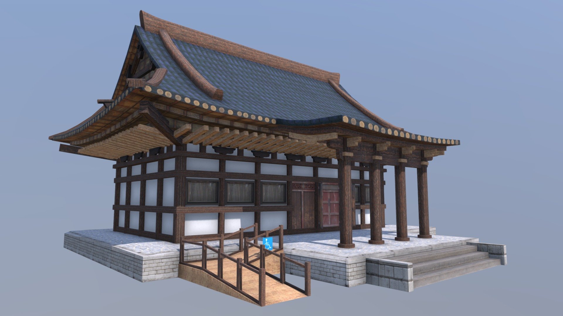 Japanese House 3 - 3D model by JamesPStevens [9fe281d] - Sketchfab