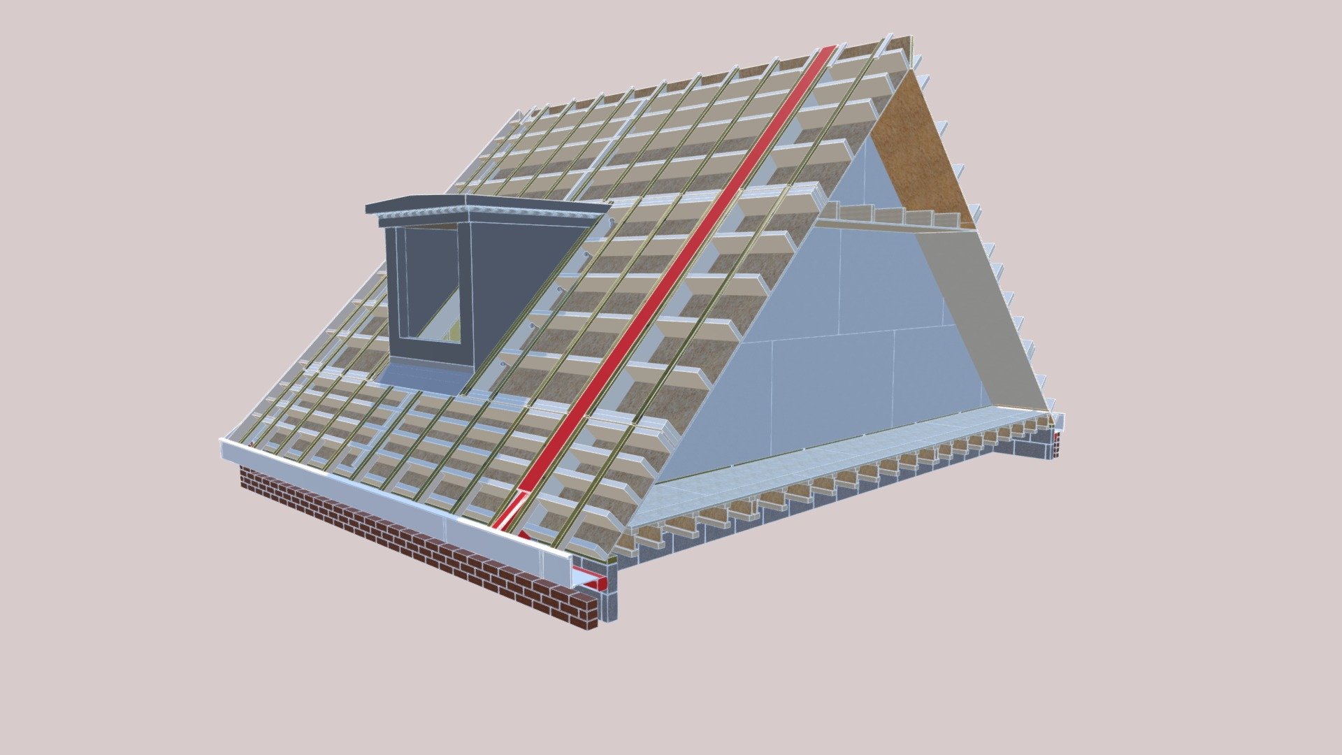 Smartroof Section - 3D model by Smartroof 'The Keystone Group ...