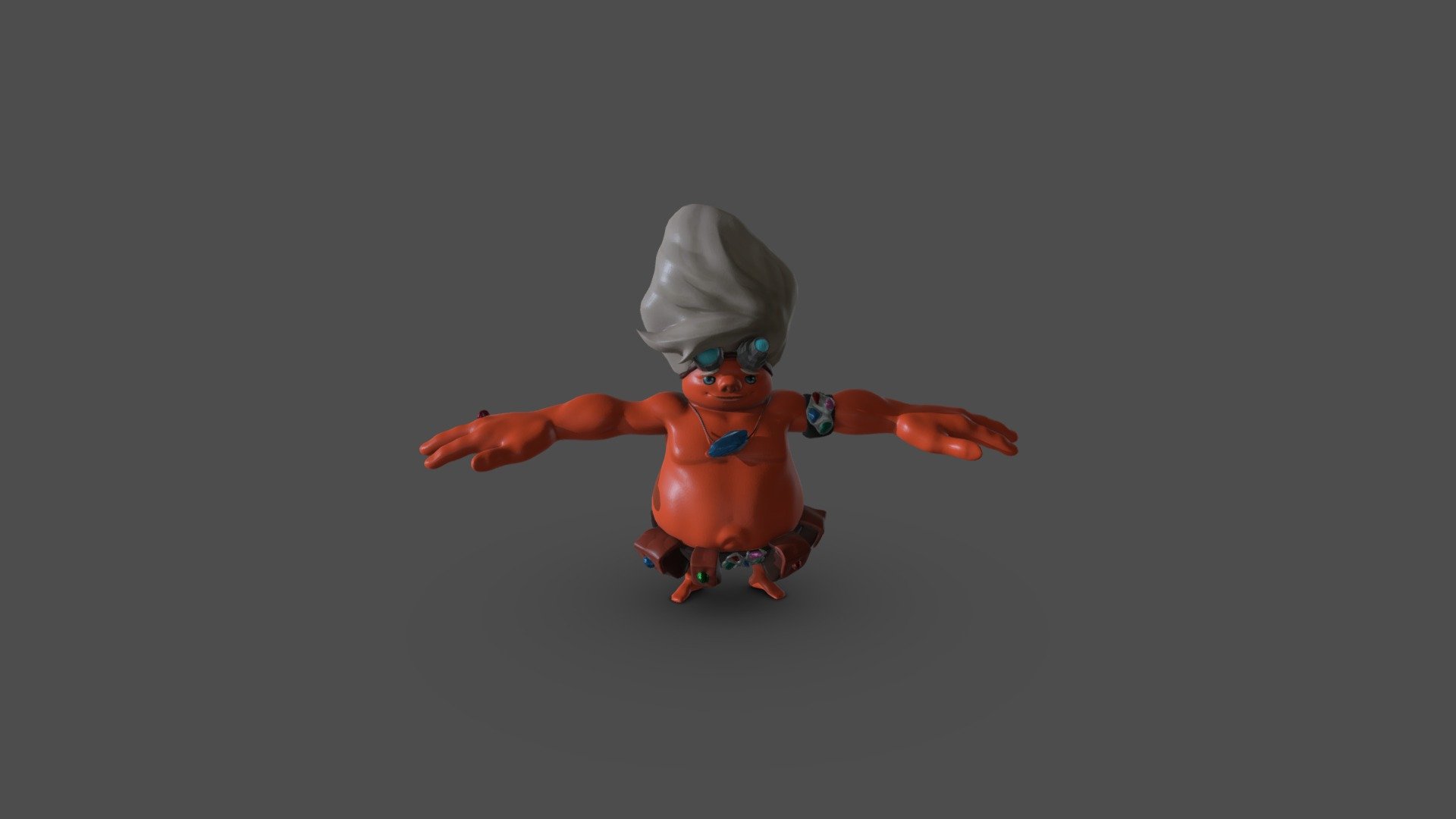 Bonk the Goron - 3D model by JobElfrink [9fe3996] - Sketchfab