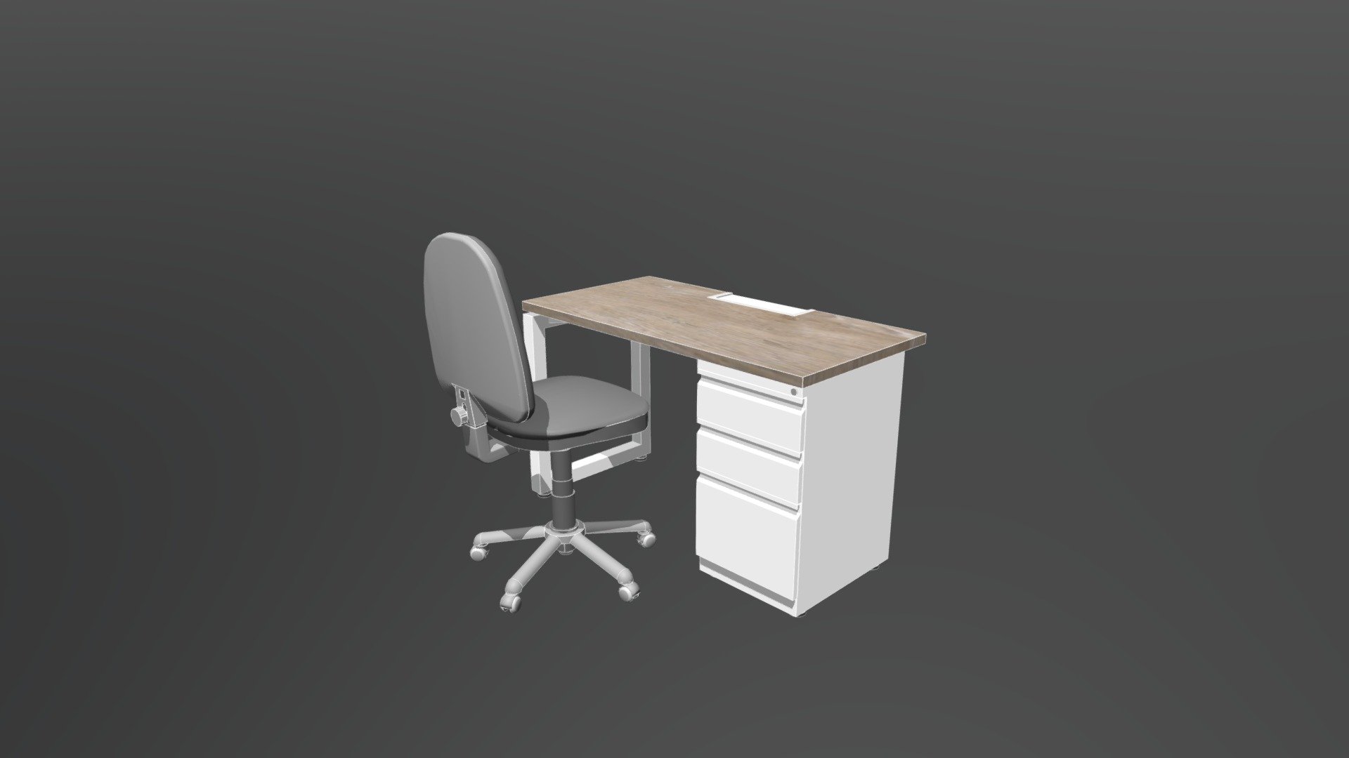 Puesto Lineal 120 (Independiente) - Grommet - 3D model by Mobin ...