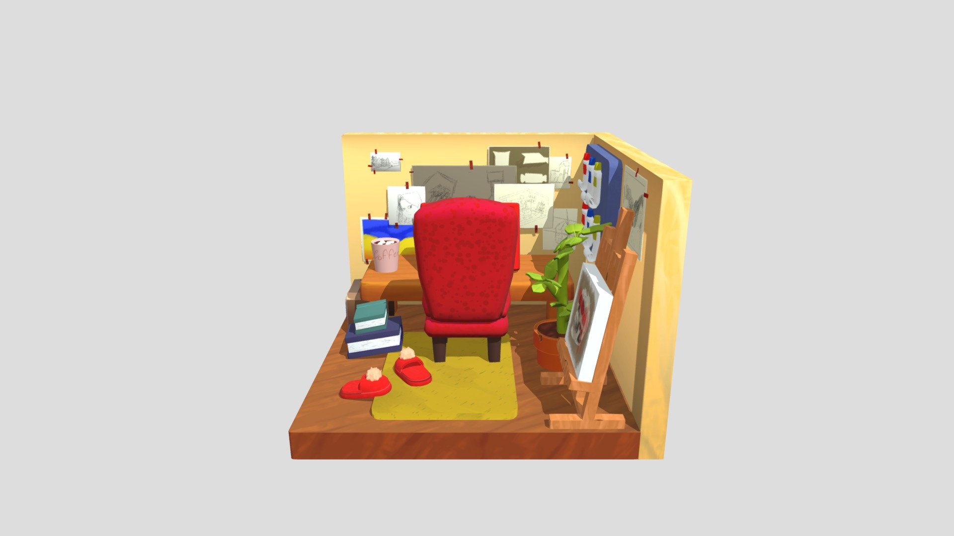 Vignette - 3D model by FinnBreedveld [9fe3eb5] - Sketchfab