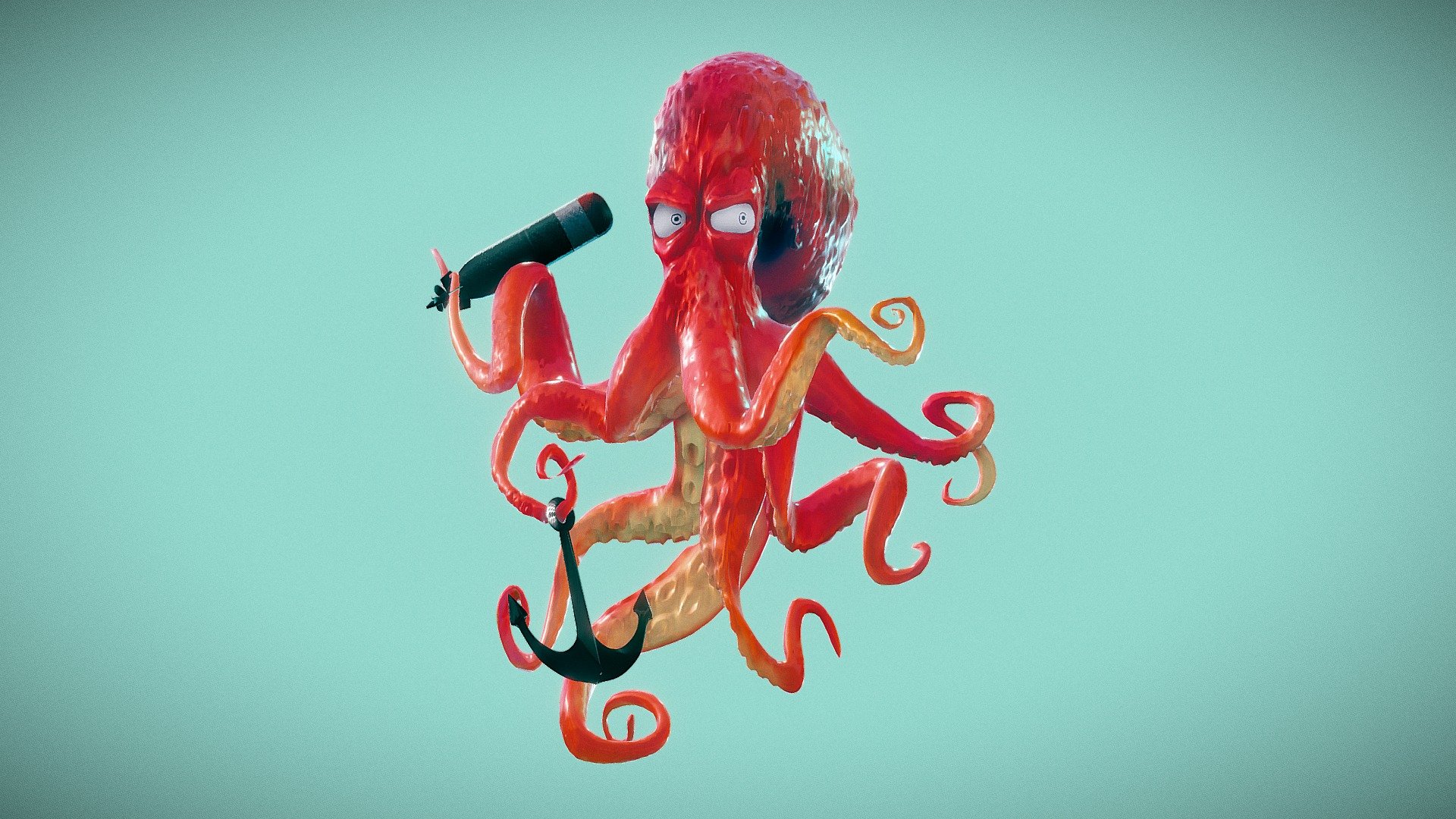 Octopus - Buy Royalty Free 3D model by Robin Art FX (@robinsonartfx ...