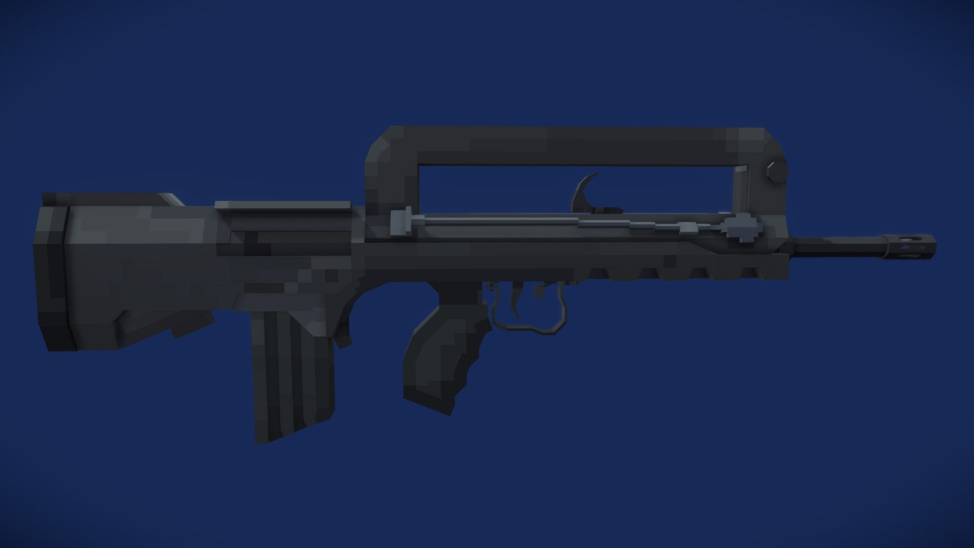 FAMAS (low poly) - 3D model by Oliver (@gustavooliveiraolv) [9fe75d2 ...