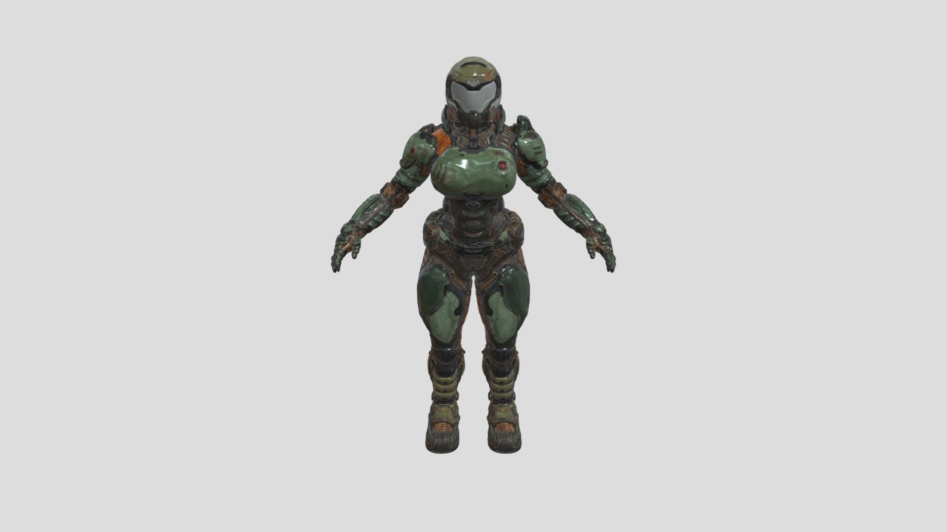 Fem Doom - Download Free 3D model by hallyglennb [9fe9598] - Sketchfab