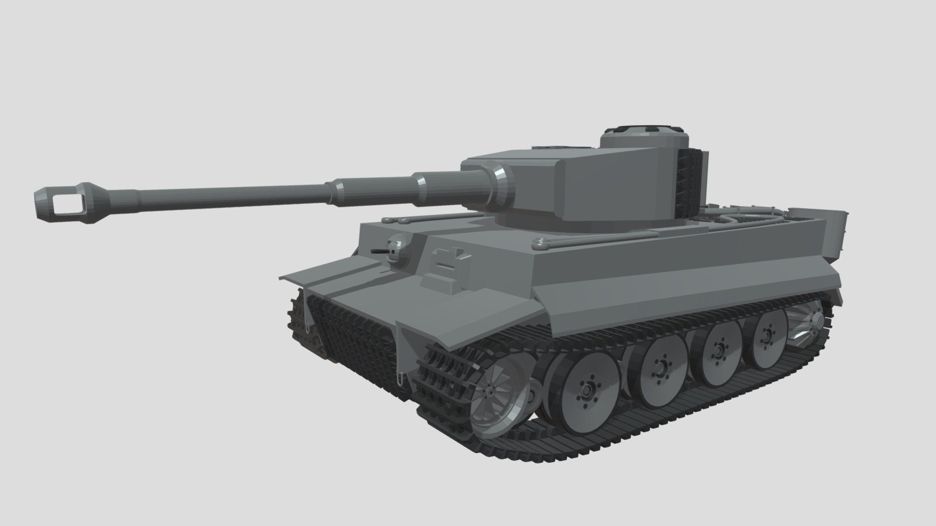 Tiger Tank - 3D model by Jason (@motionthree) [9feb2d5] - Sketchfab