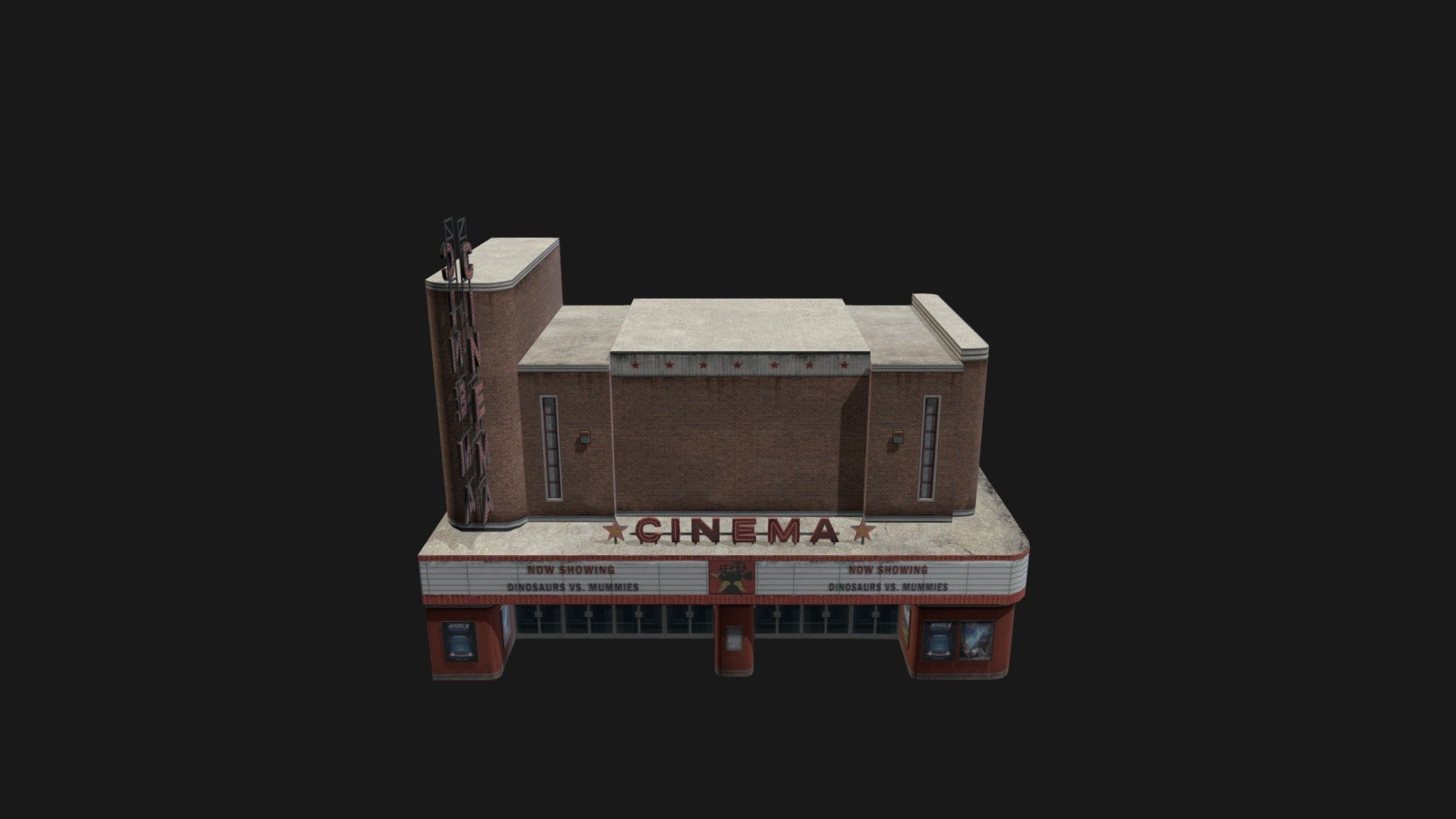 Cinema - 3D model by mnagatani [9feb638] - Sketchfab