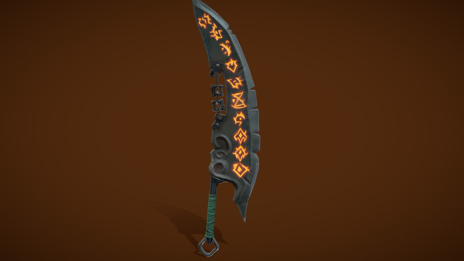 Stylize Sword With Chain - 3D model by SSCCRRATCH [9fec31d] - Sketchfab