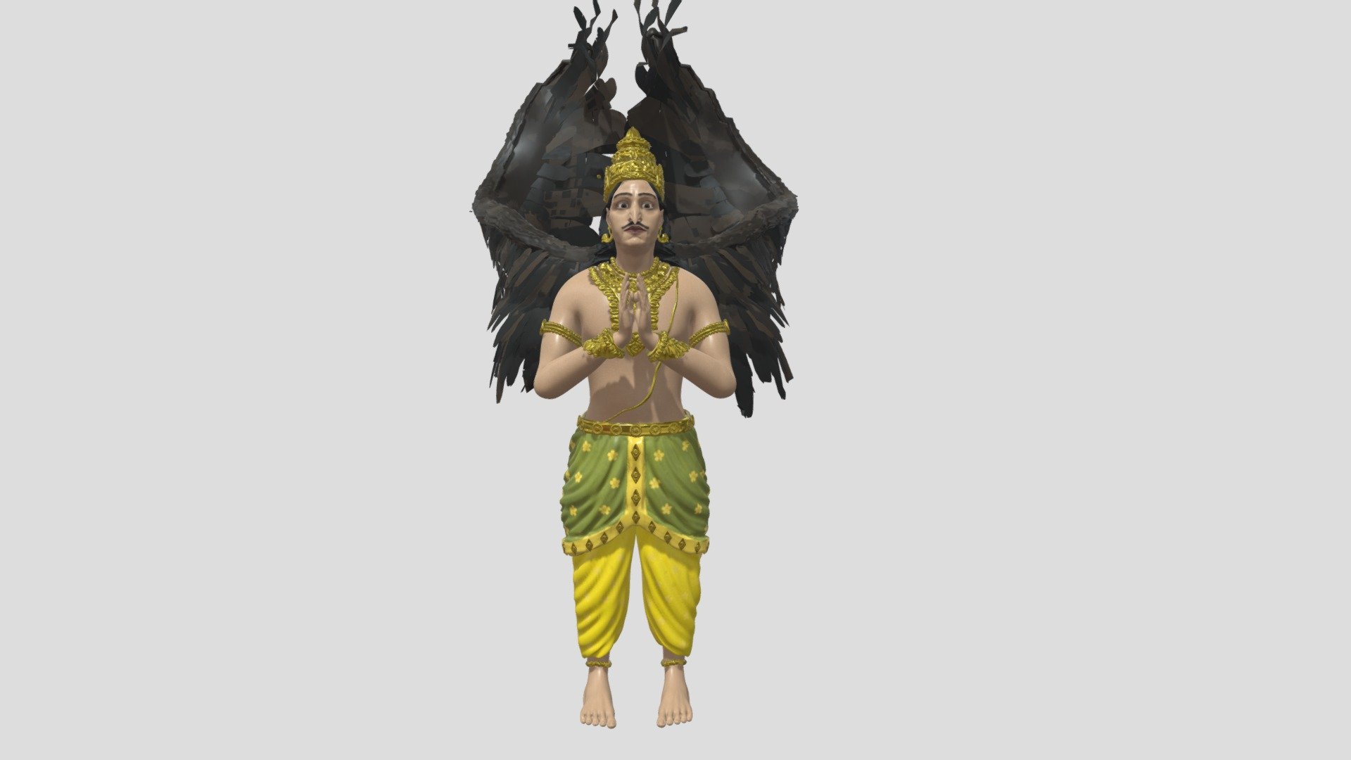 Garudha Wing Animated - Buy Royalty Free 3D model by arshad irfan ...