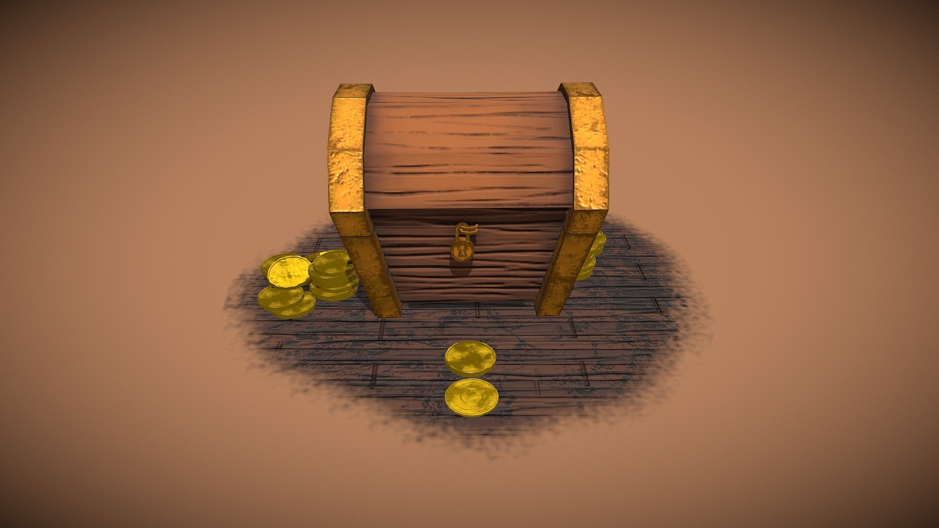 Stylized Treasure Chest - Download Free 3D model by MadebyJuls [9fed586 ...