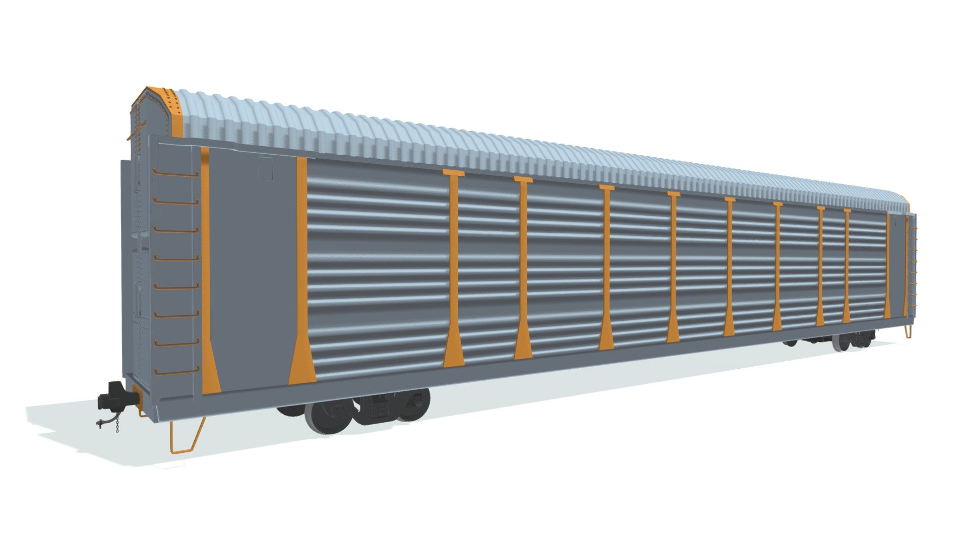Auto Carrier Railroad Car - Buy Royalty Free 3D model by 3DHorse ...