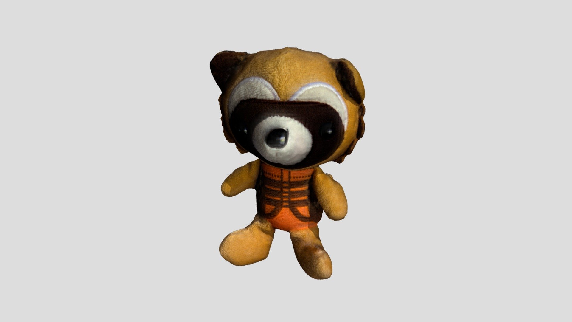 Rocket raccoon teddy - Download Free 3D model by ...