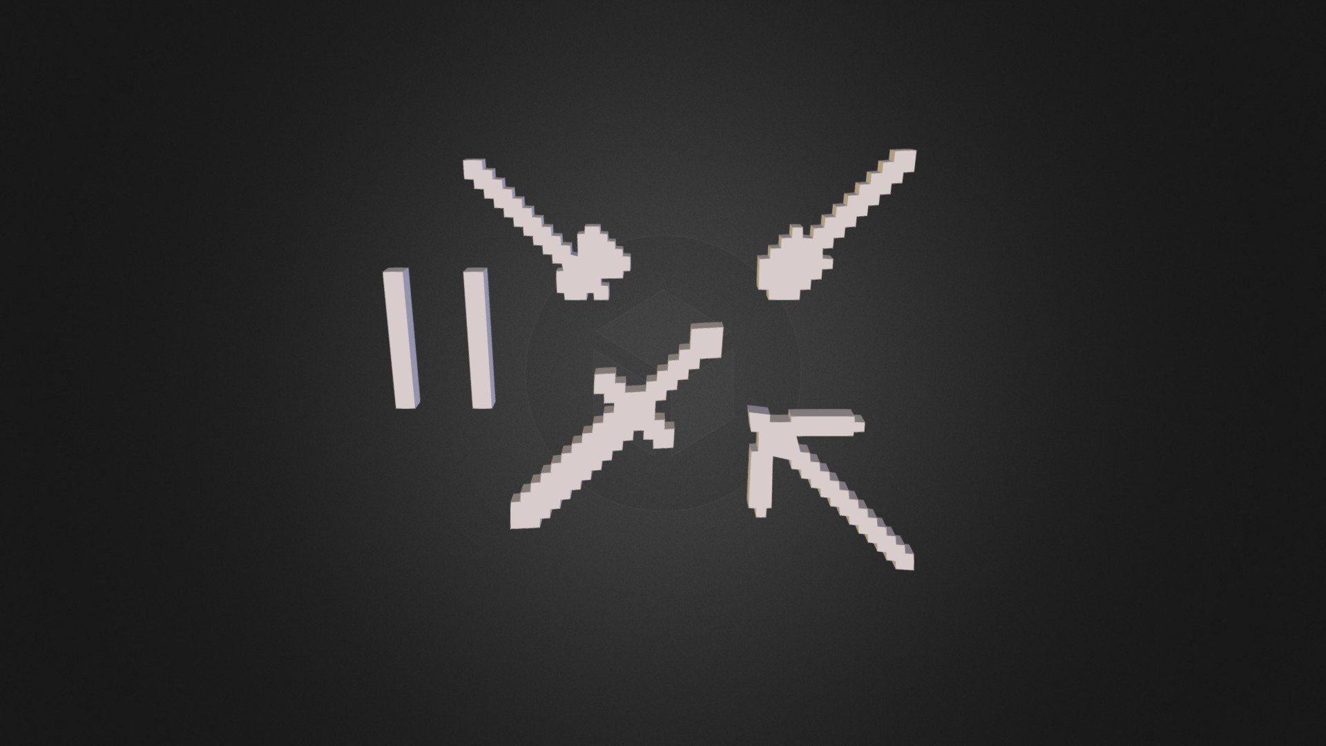 Minecraft Tools for Figures - 3D model by 3dindustries [9ff1de2 ...