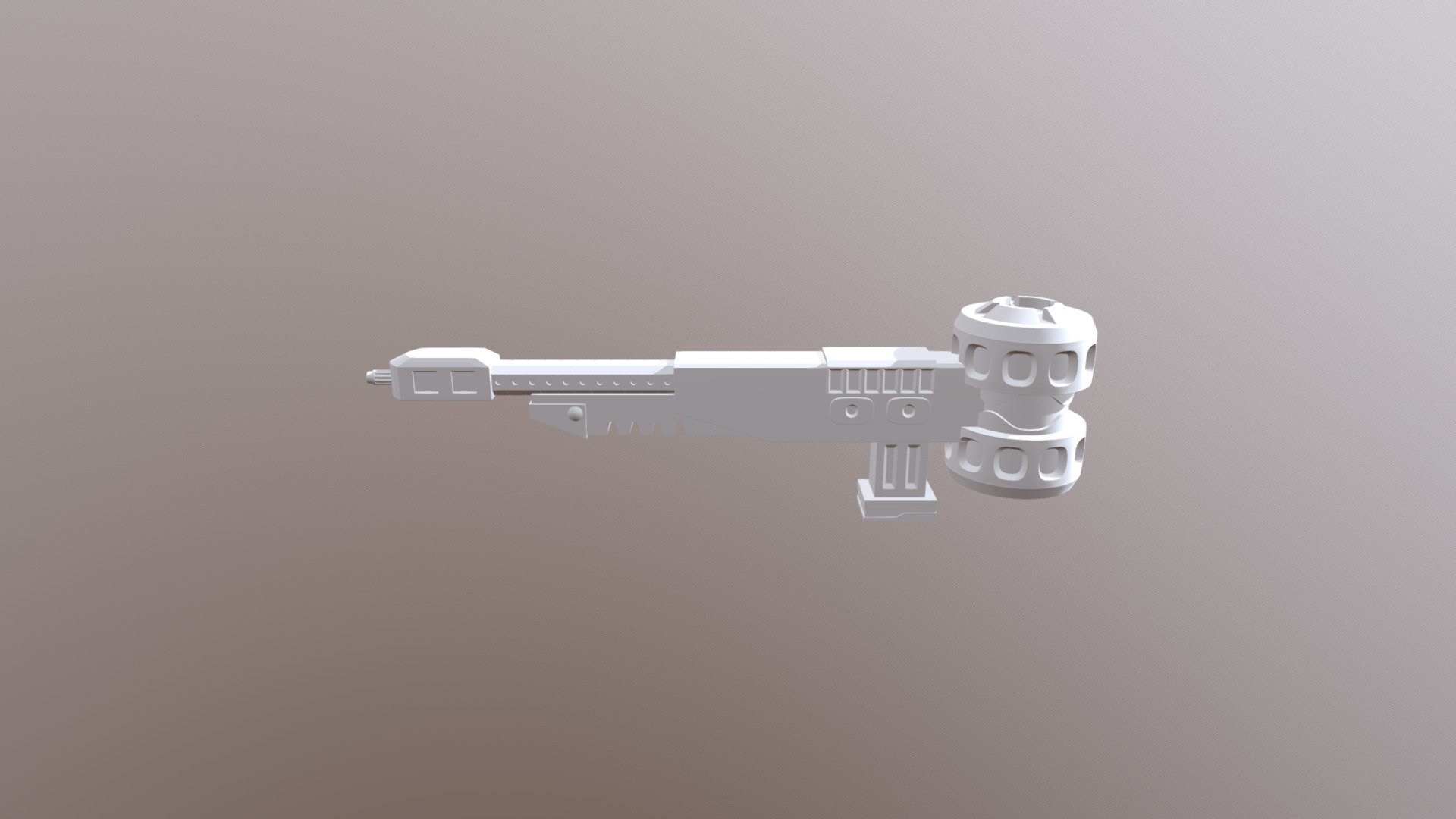Robot Gun - 3D model by aris890 [9ff3b02] - Sketchfab