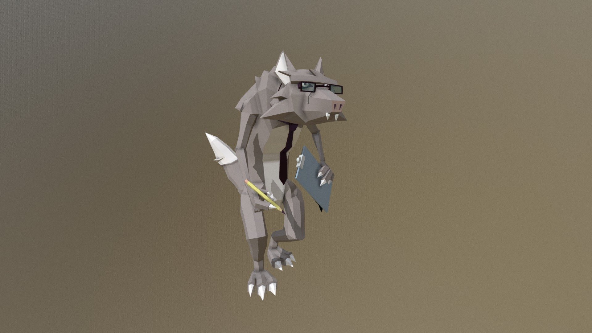 Big Bad Wolf - 3D model by Physis.Studio (@phyis.studio) [9ff691b ...