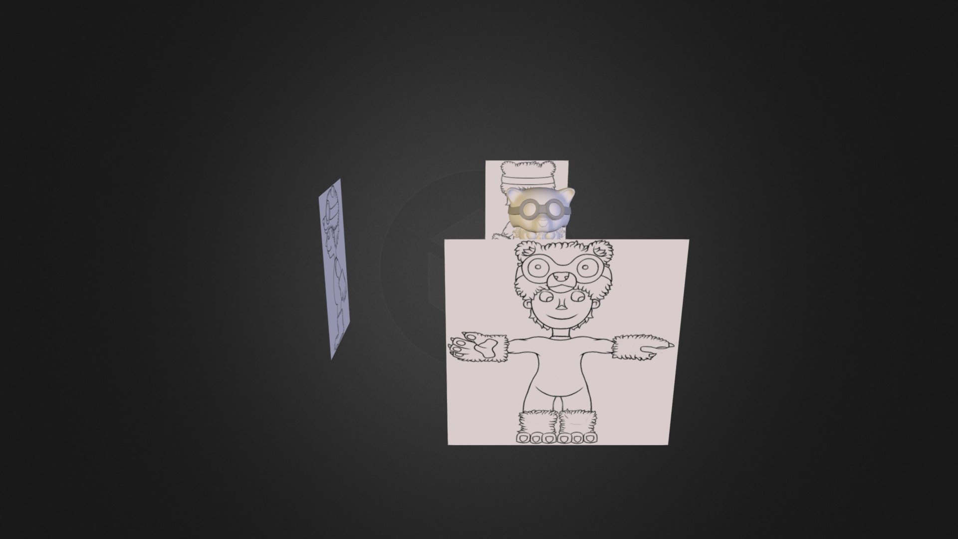 Bear Project "Jinkix" - 3D model by miguelleon [9ffb9e0] - Sketchfab
