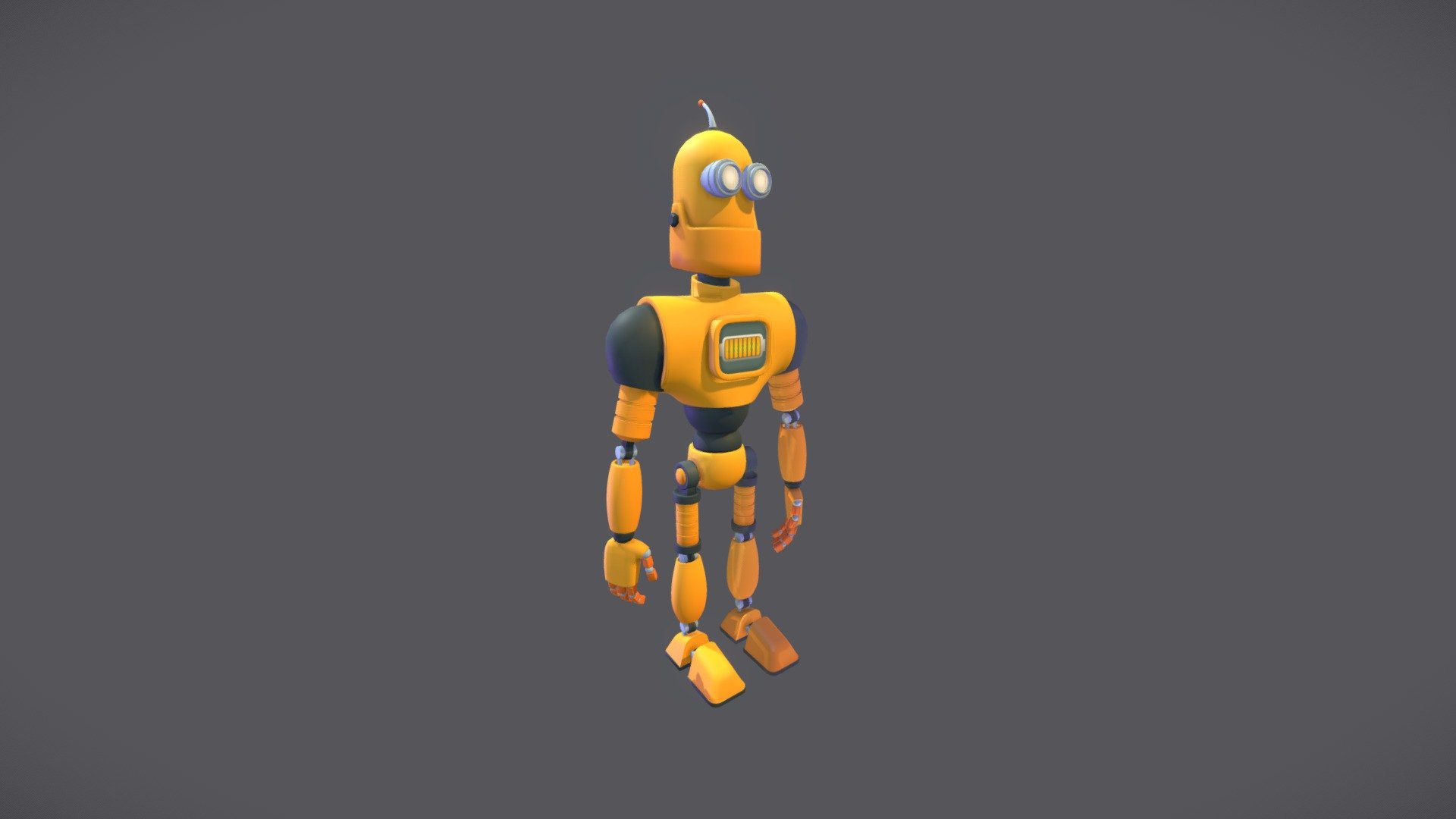 Robot animations - 3D model by Eri_Sokolovska [9ffd065] - Sketchfab