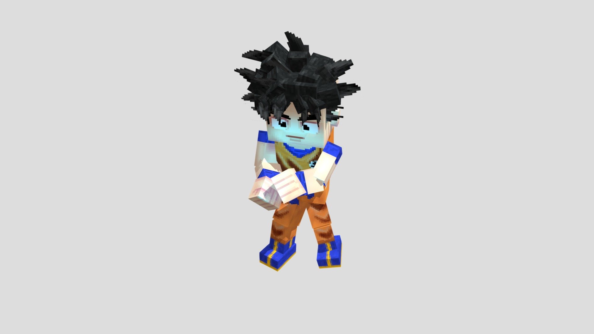 Goku3 - Download Free 3D model by Slagle [9fff911] - Sketchfab