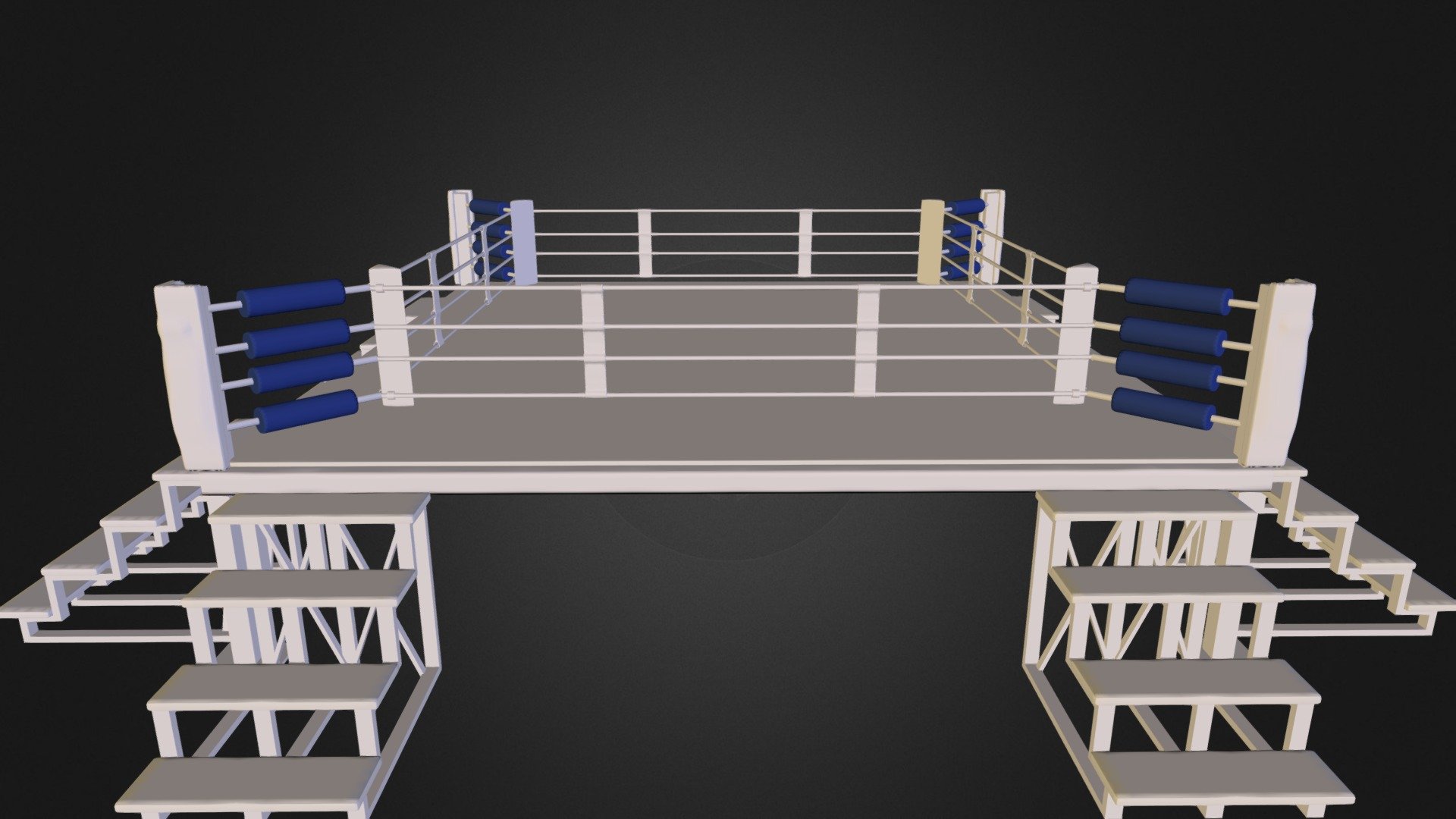 boxing ring export.3DS - 3D model by kevinb [9fjhDe4] - Sketchfab