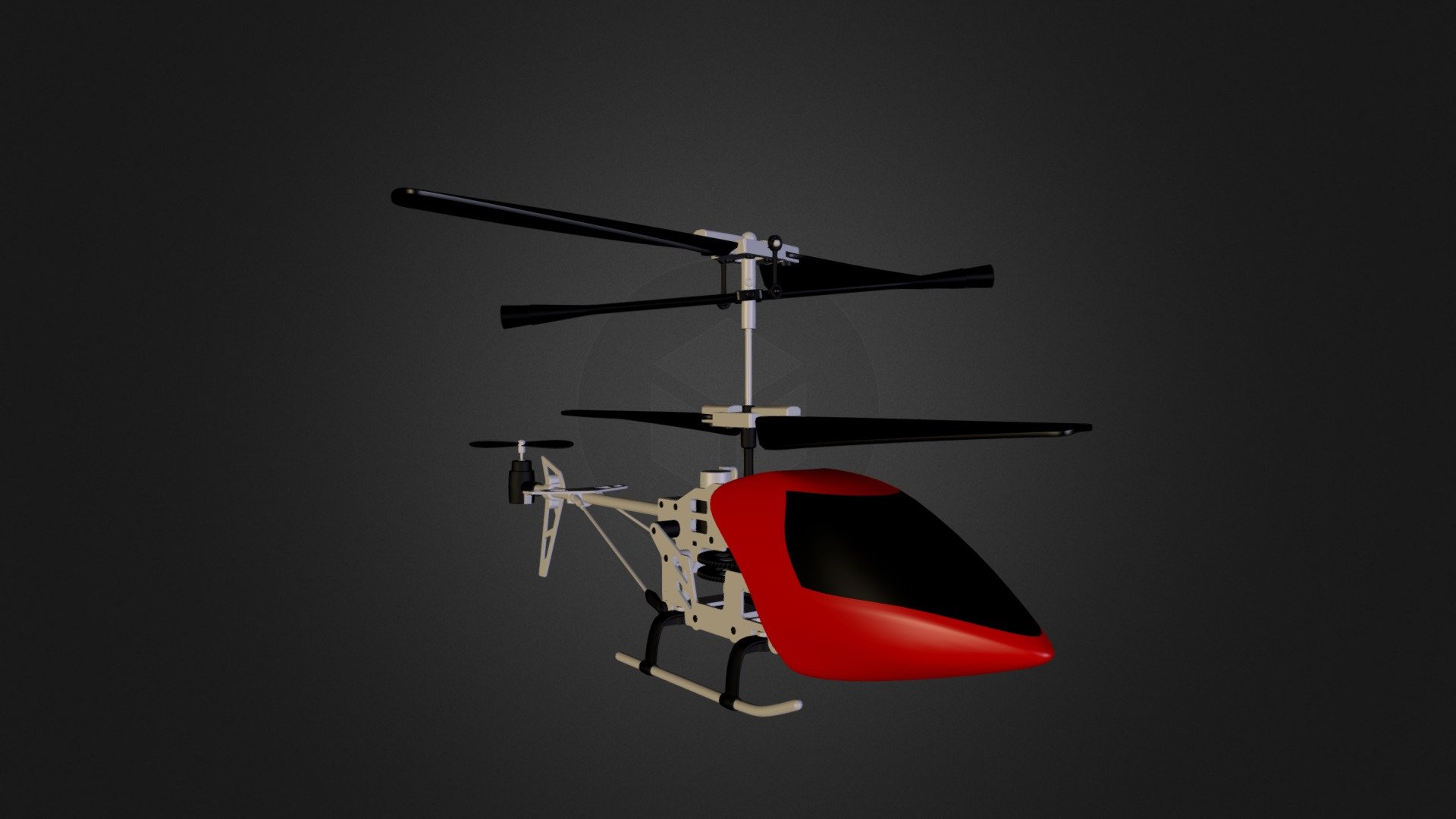 RC Helicopter - 3D model by Derek Smith (@Plutonius) [9zzksri] - Sketchfab