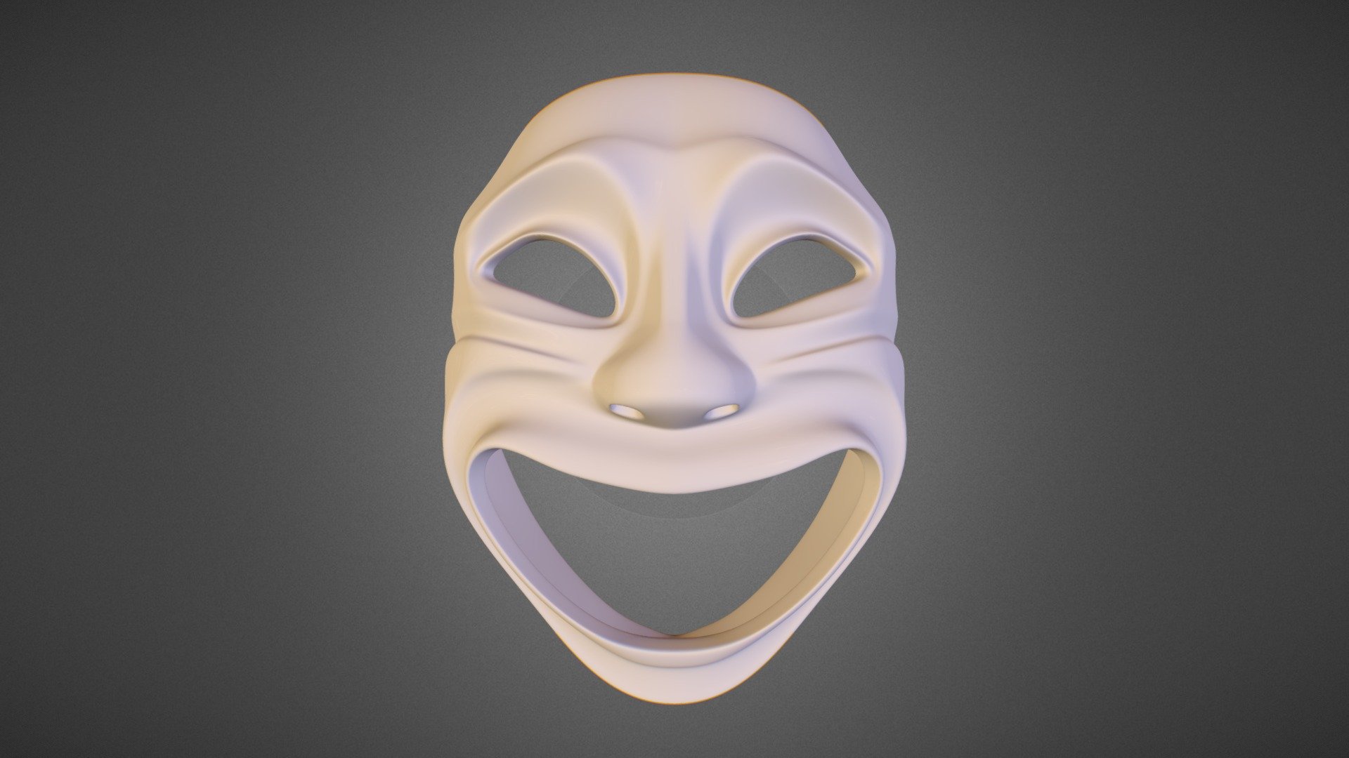 Comedy Mask - 3D model by Mostafa Rashad (@m-m-rashad) [AgVSyHb ...