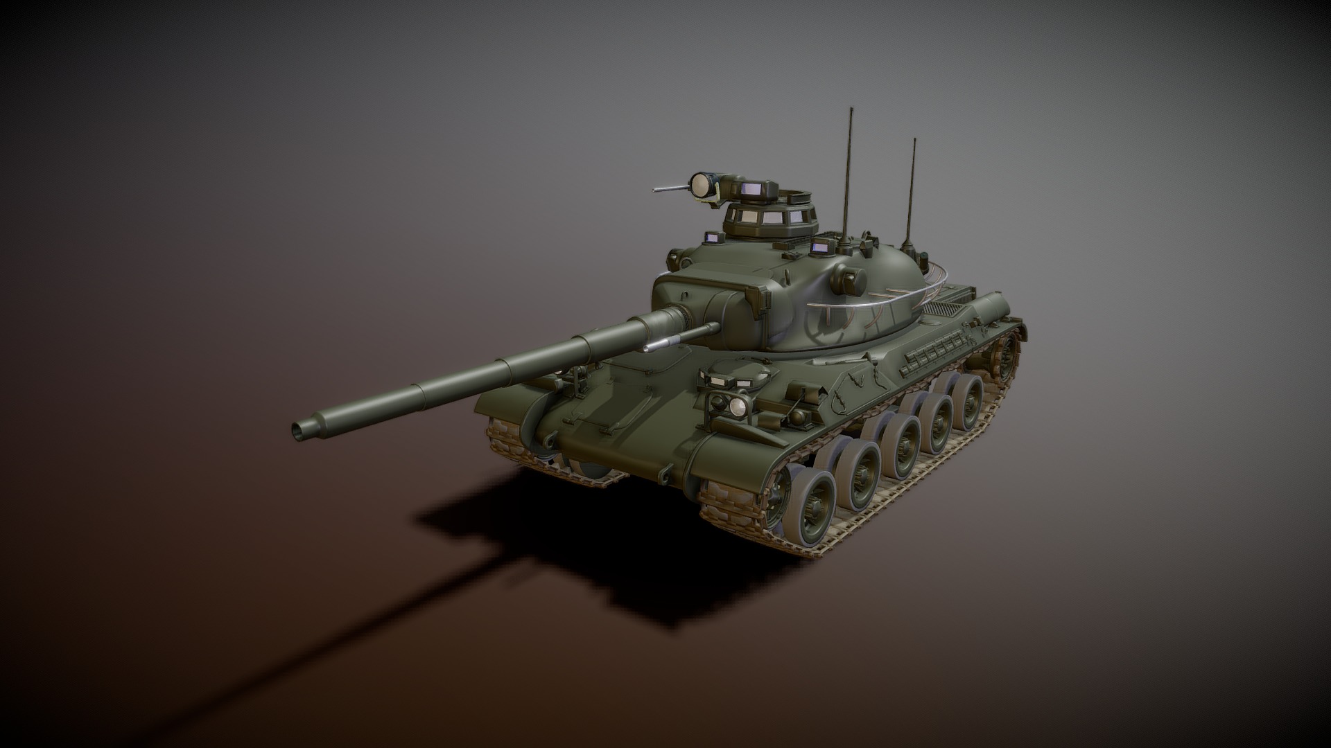 Amx-30 char d'assaut - 3D model by mrcyb [AvBCCpG] - Sketchfab