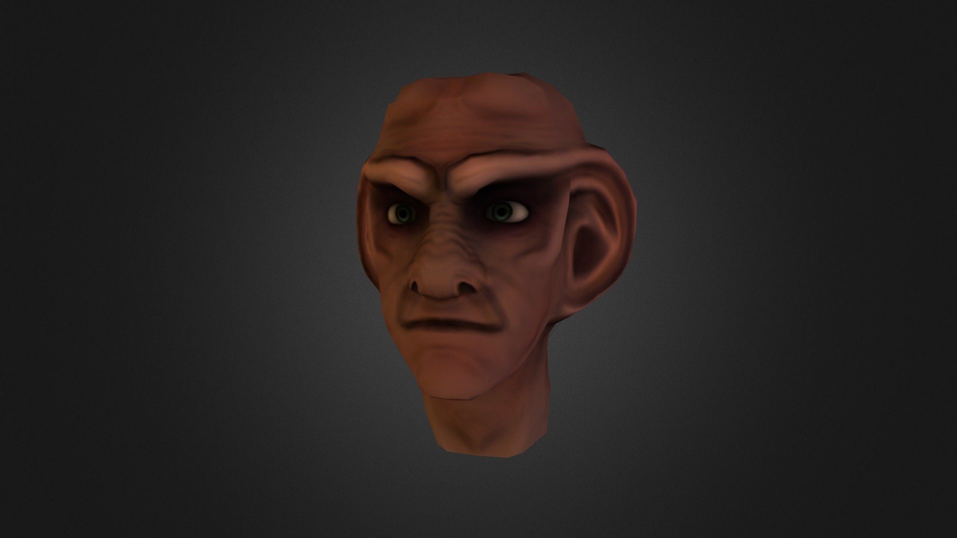 Quark DS9 Head - 3D model by electronicfox [LkHfXeO] - Sketchfab