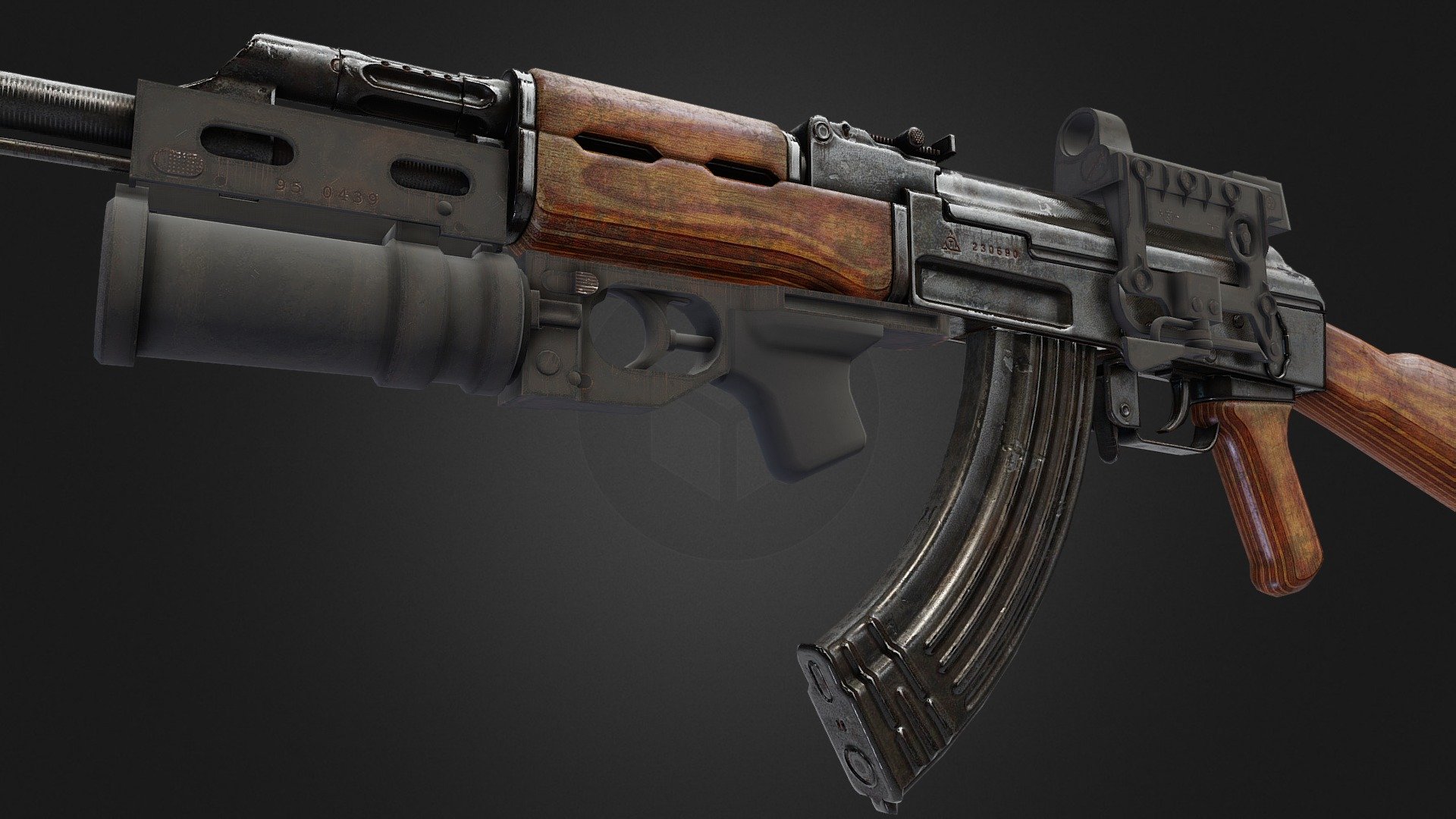 AK-47 - 3D model by Azure Midsummer (millenia3d) (@millenia3d) [ZMhWW9z ...