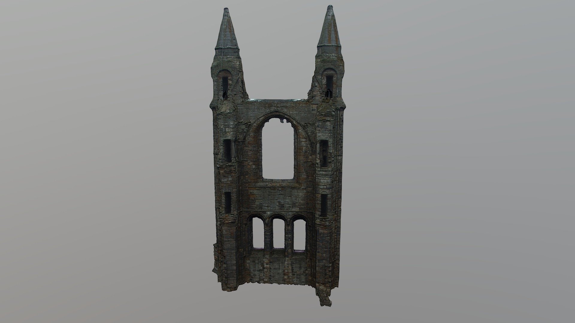 St Andrews Cathedral Ruin - 3D model by Darren Eyers FSA Scot (@dazx ...