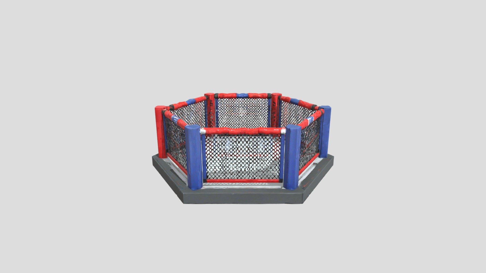 mma ufc octagon - 3D model by yongtun [a00284b] - Sketchfab