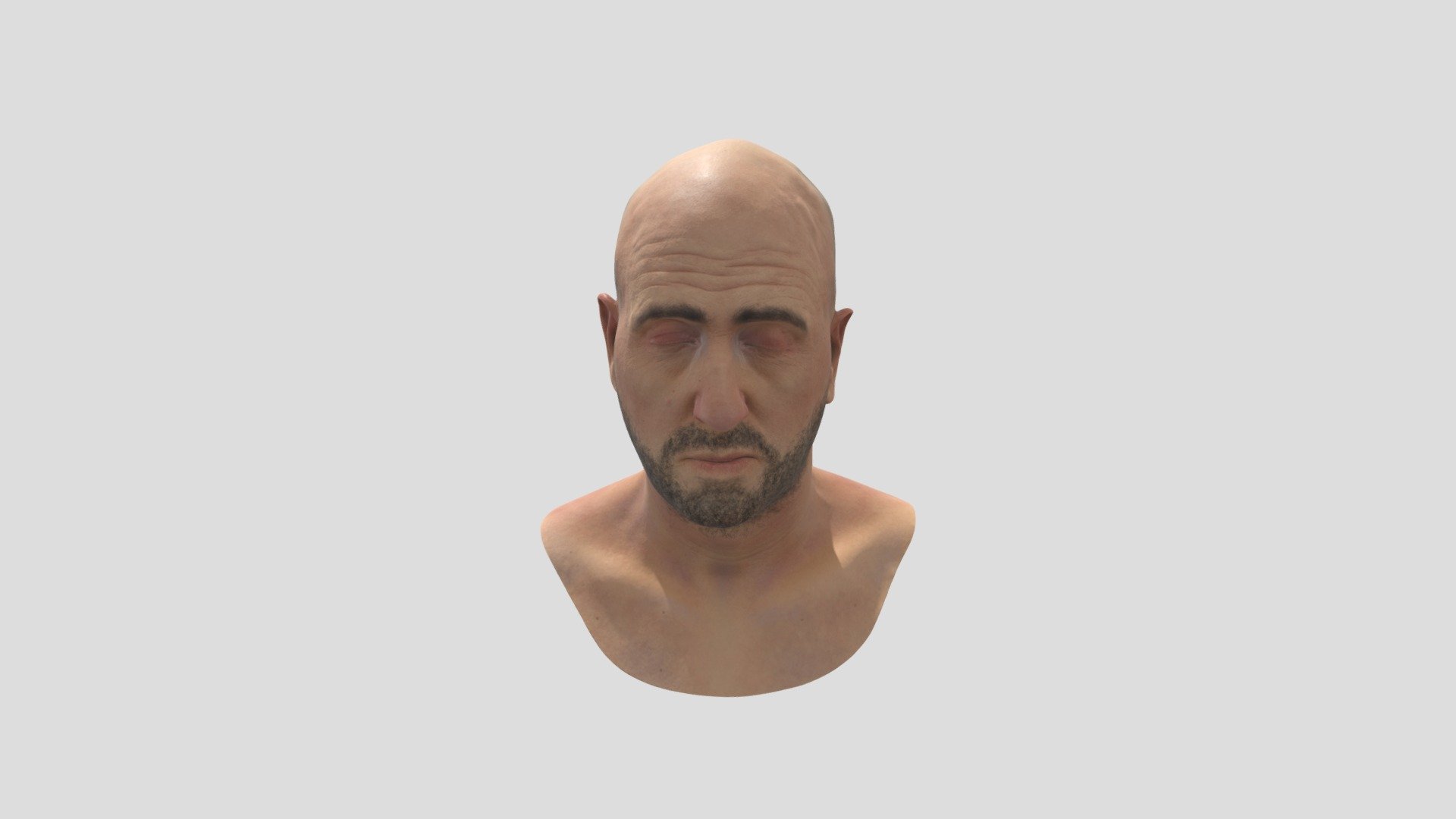 Sleepy Head - 3D model by Nishant Gaurav (@nishant_92) [a002d25 ...