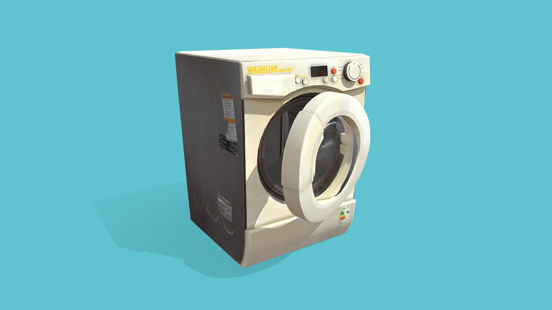 (Stylized) Washing Machine - Buy Royalty Free 3D model by Alex Serrano ...